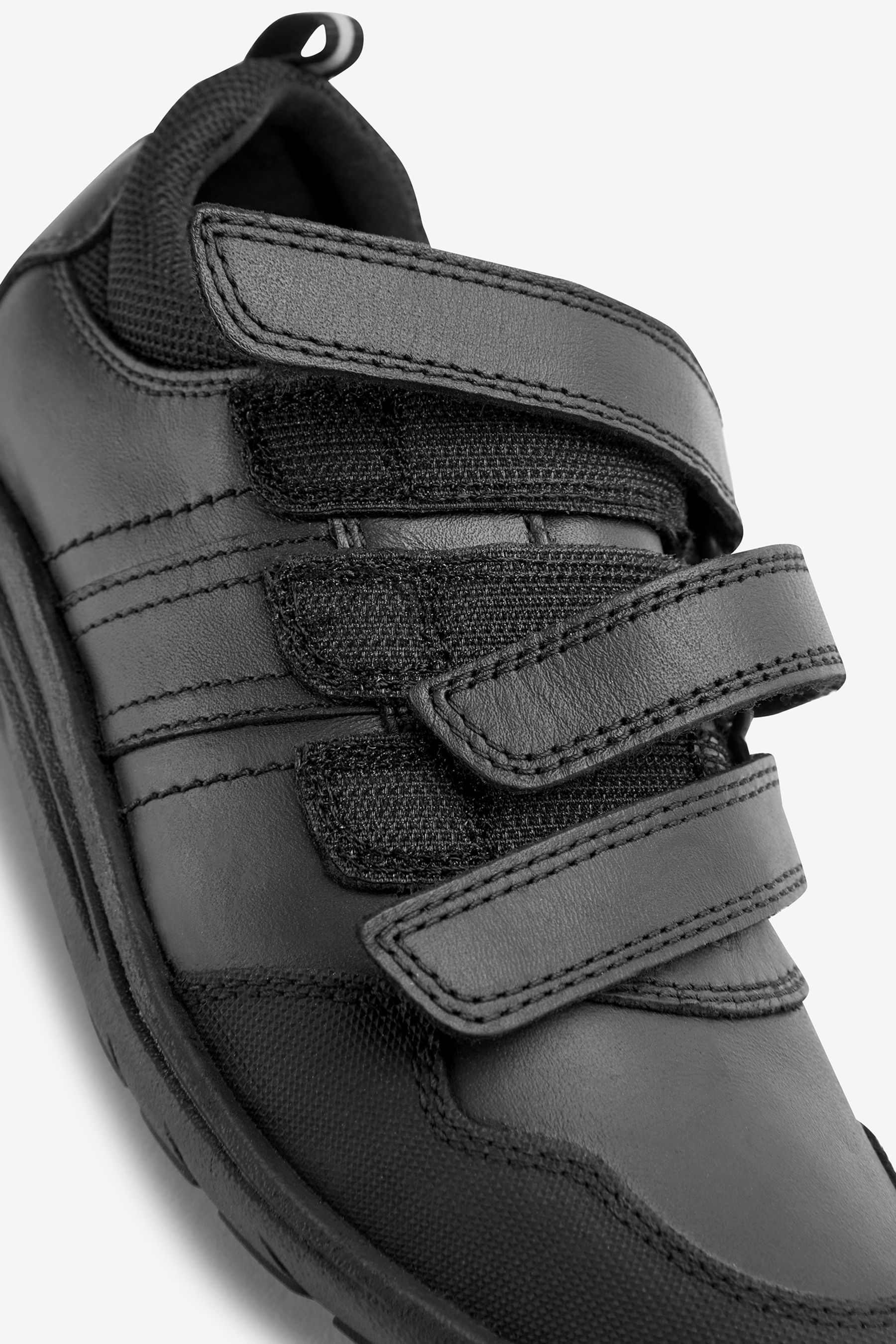 Buy Black Standard Fit (F) School Leather Strap Touch Fastening Gamer ...