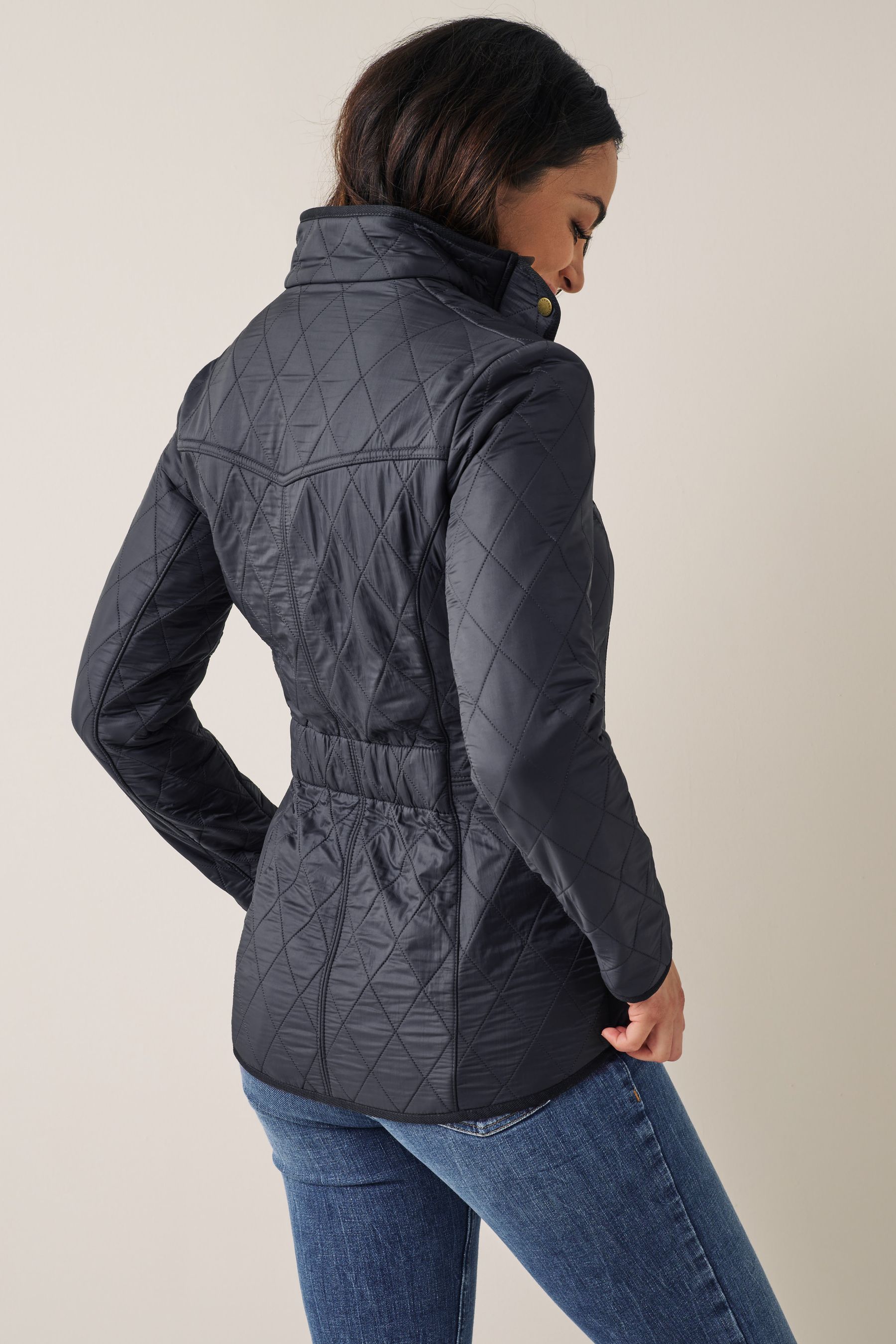 Buy Barbour® Navy Cavalry Quilted Jacket from the Next UK online shop