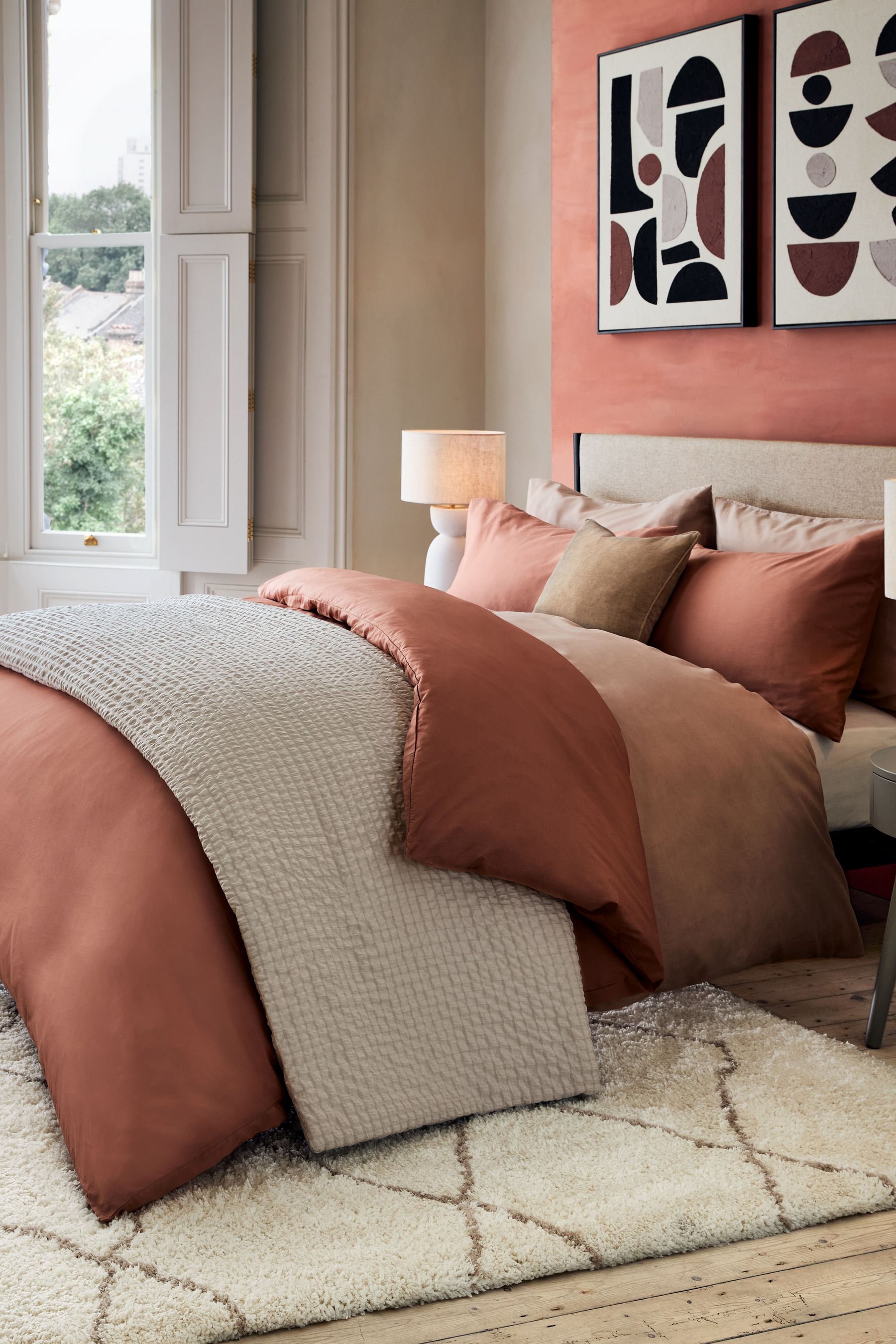 Buy Natural Crinkle Textured Bedspread from the Next UK online shop