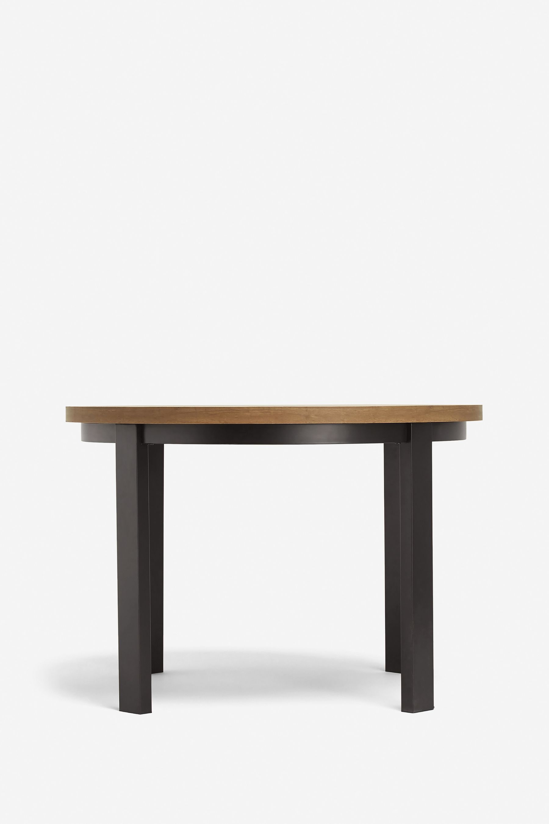 Buy Dark Bronx Oak Effect Round 4 Seater Dining Table from the Next UK ...