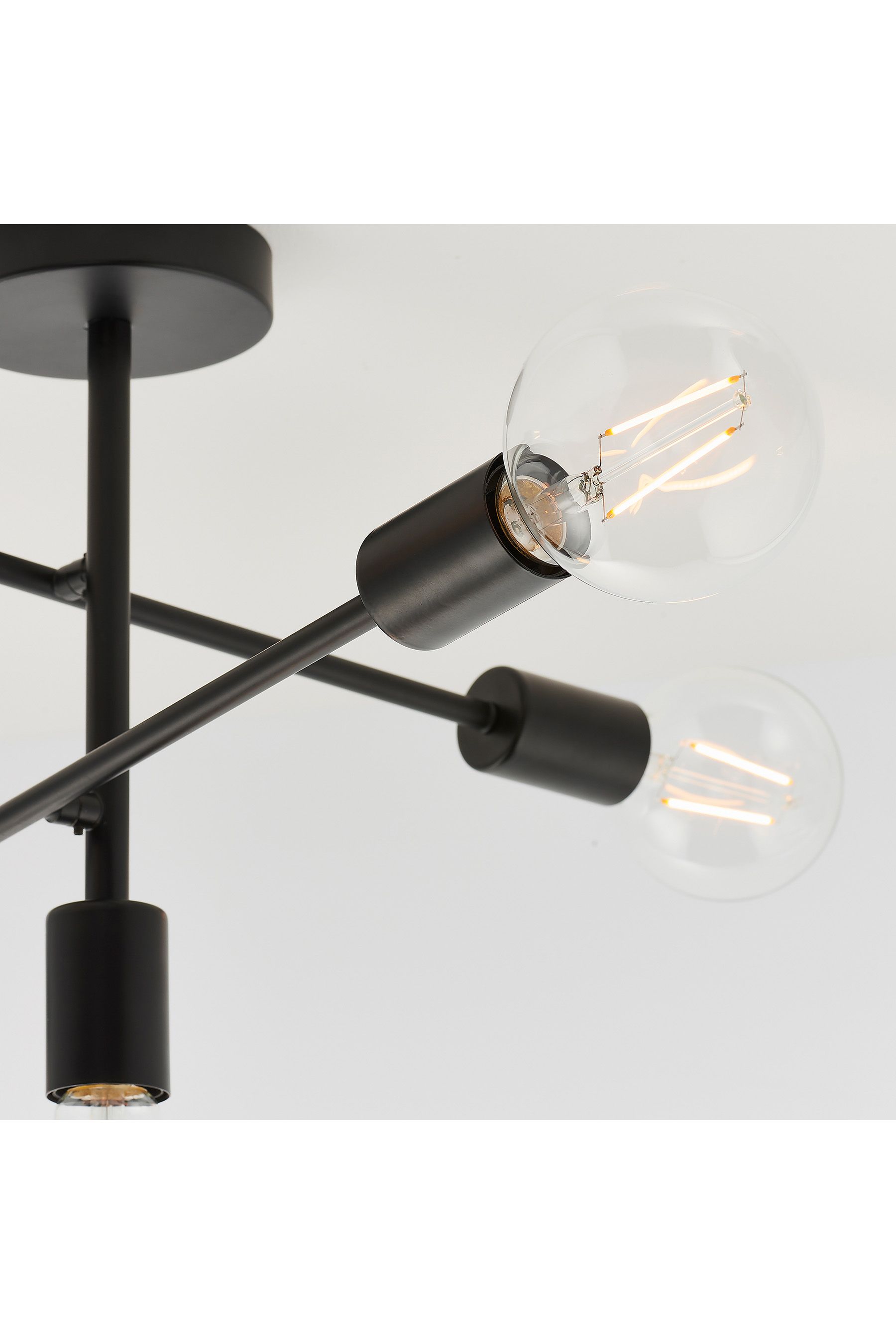 Buy Gallery Home Black Industrial 5 Bulb Ceiling Light from the Next UK ...