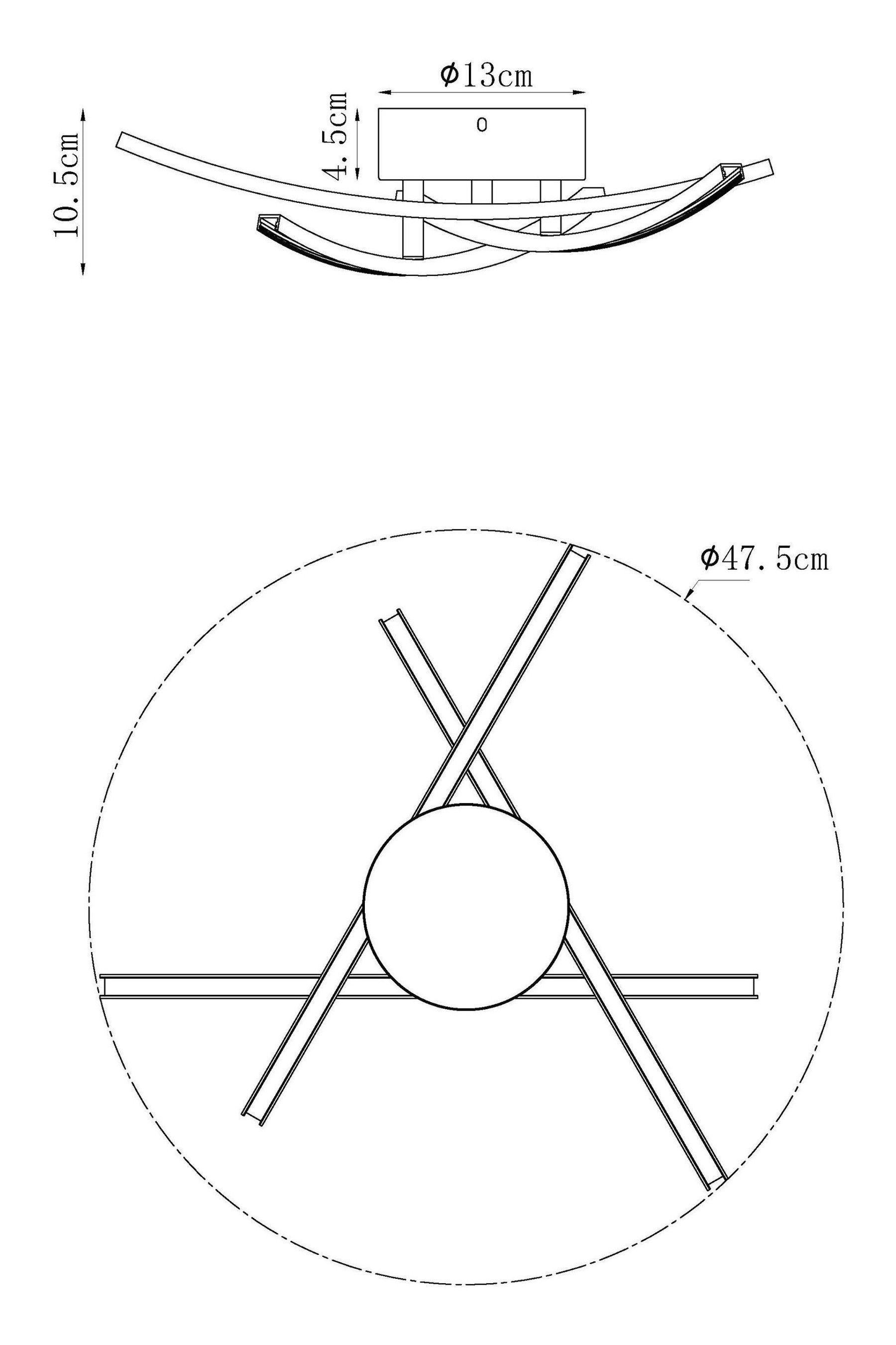 Buy Black Amari LED Flush Ceiling Light from Next Ireland