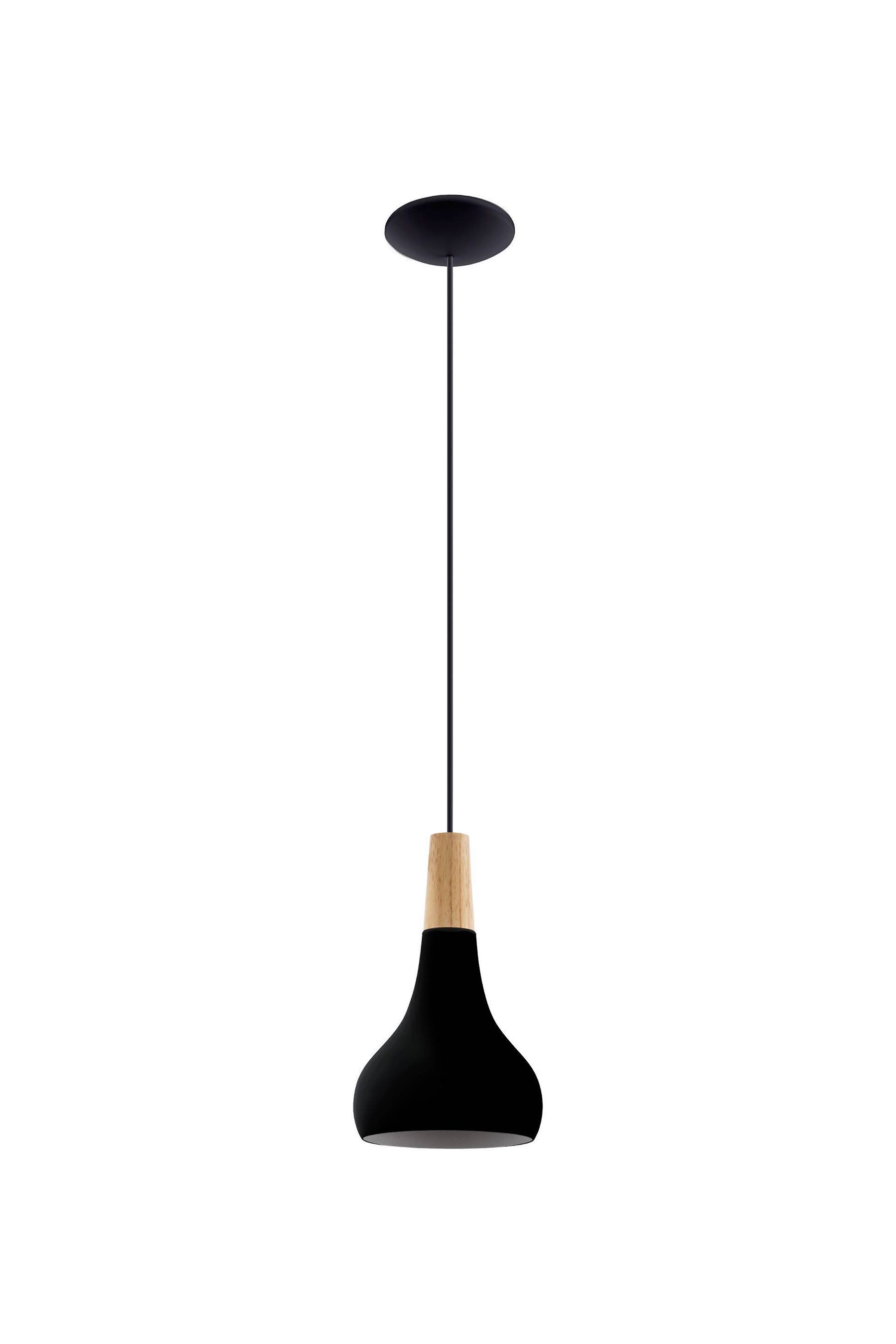 Buy Eglo Black Sabinar IP20 Steel 180mm Modern Pendant from the Next UK ...