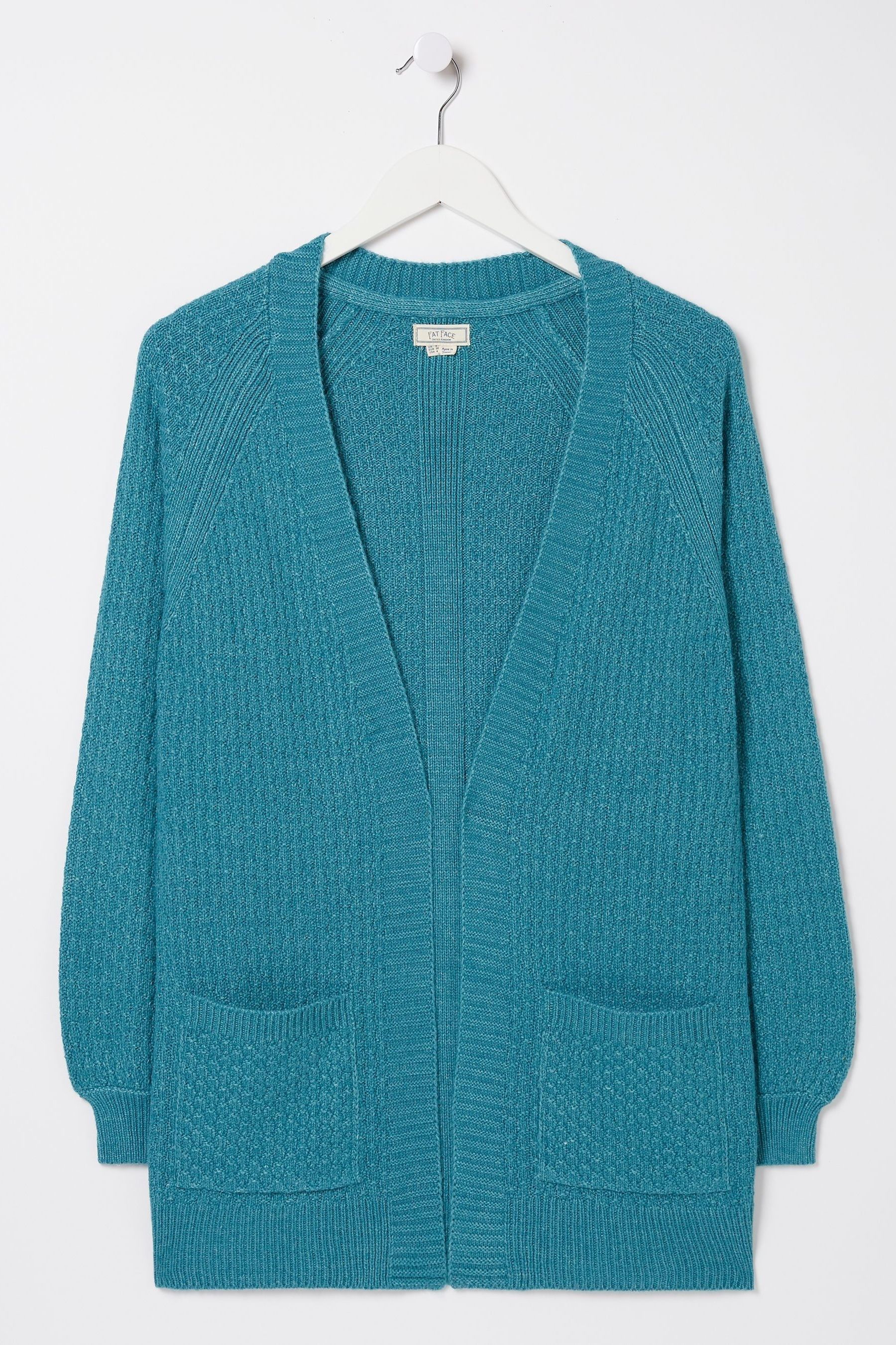 Buy FatFace Blue Hannah Edge To Edge Cardigan from Next Ireland