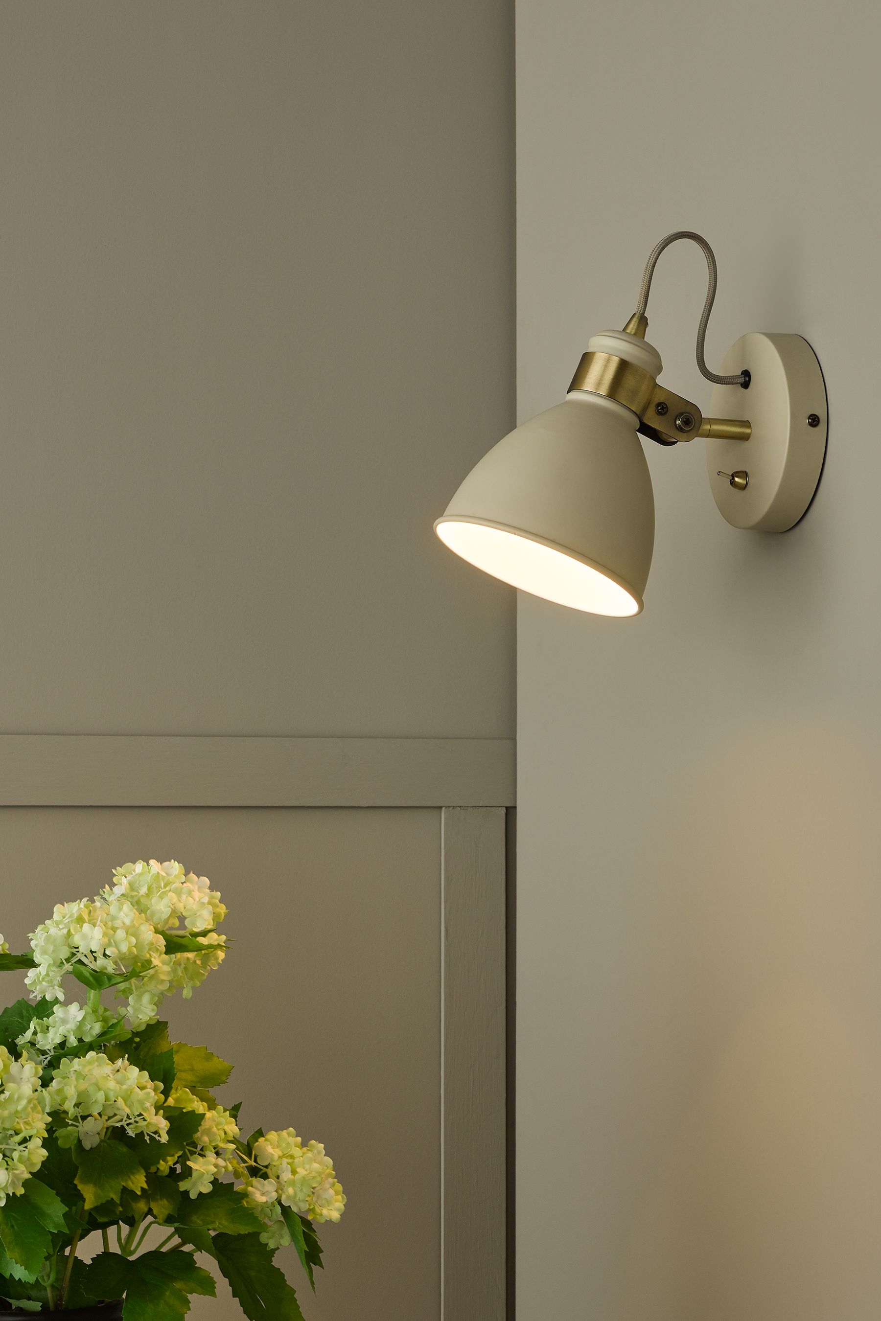 Buy Dar Lighting Cream Frederick Single Spotlight from the Next UK ...