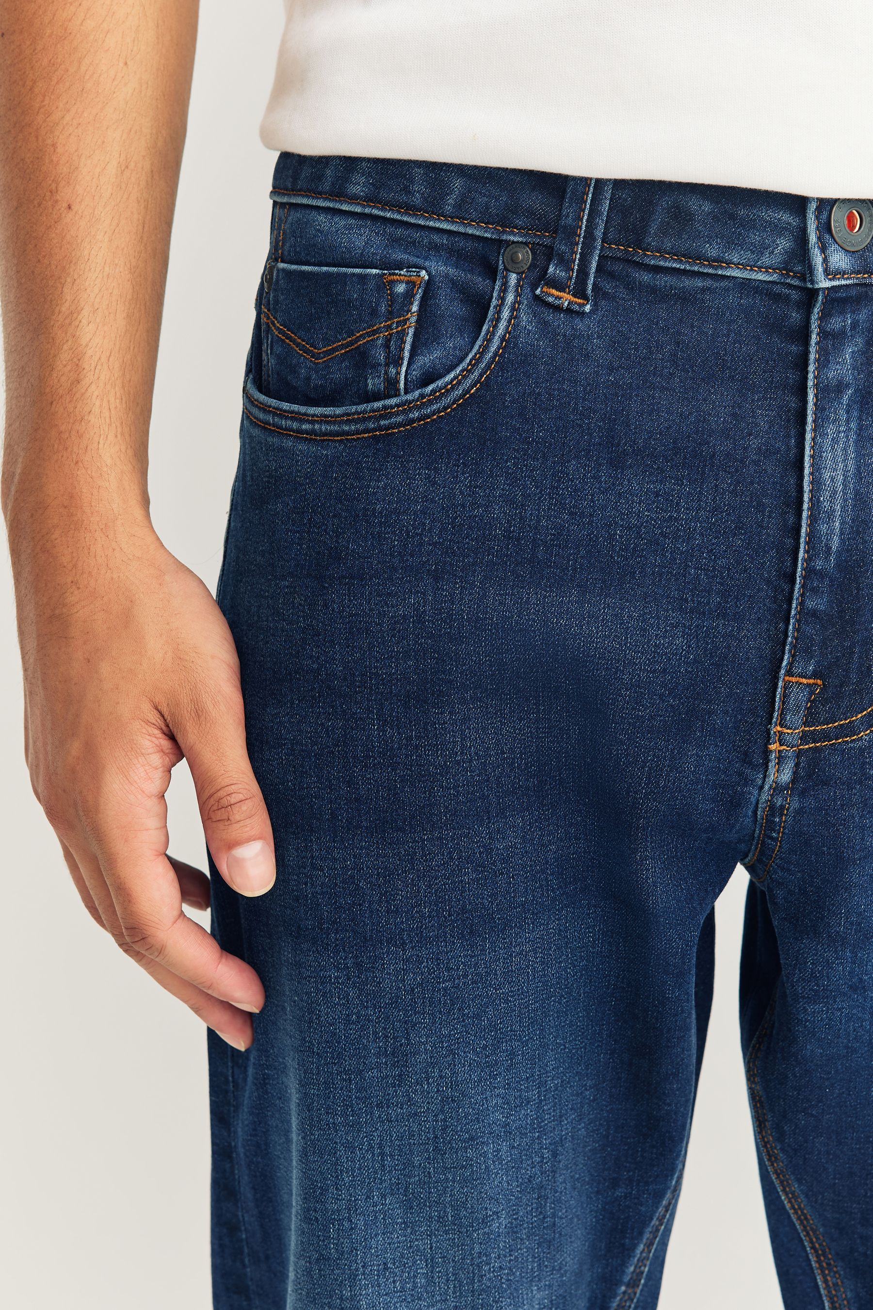 Buy Blue Slim Fit Motion Flex Jeans from the Next UK online shop