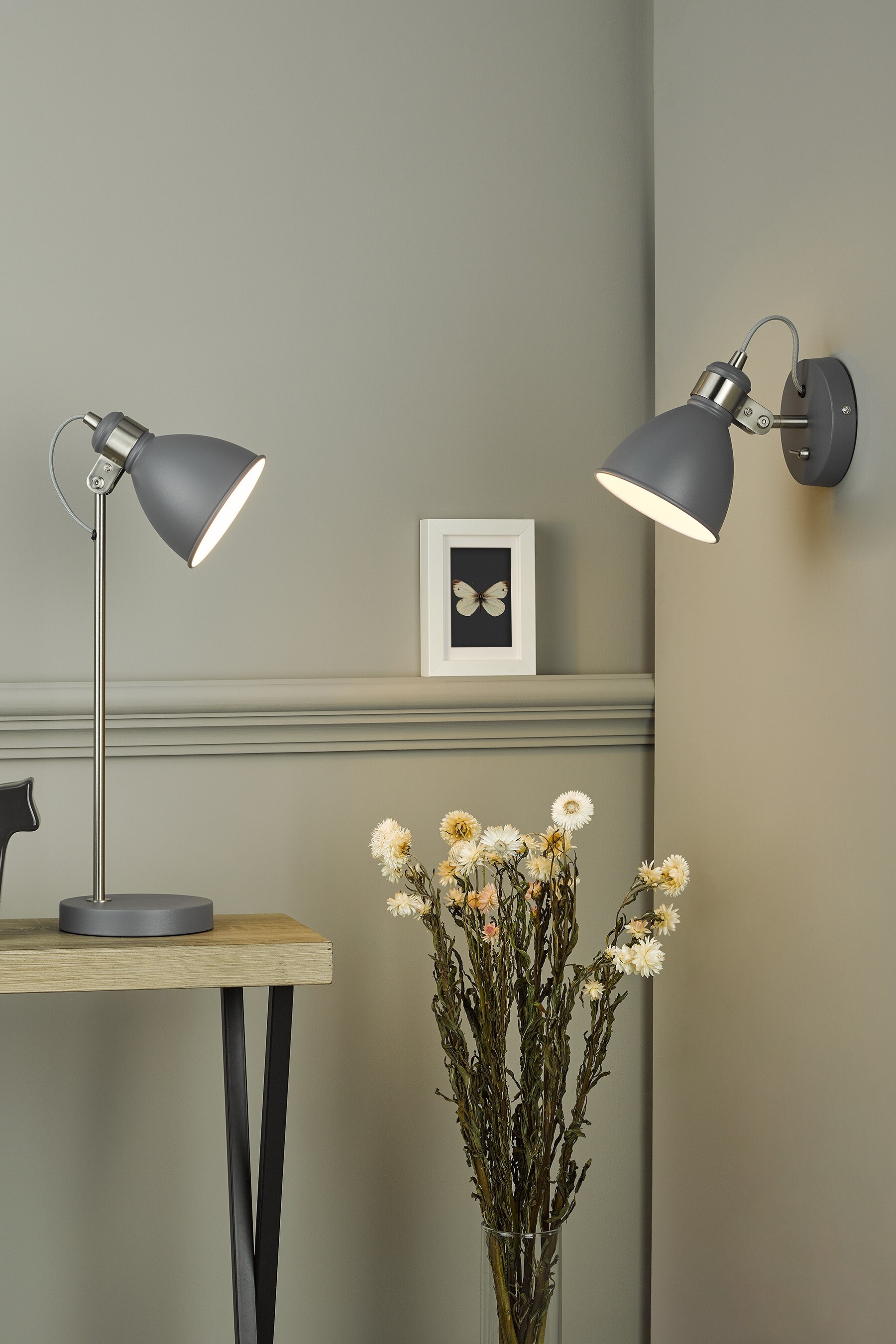 Buy Dar Lighting Grey Frederick Single Spotlight from the Next UK ...