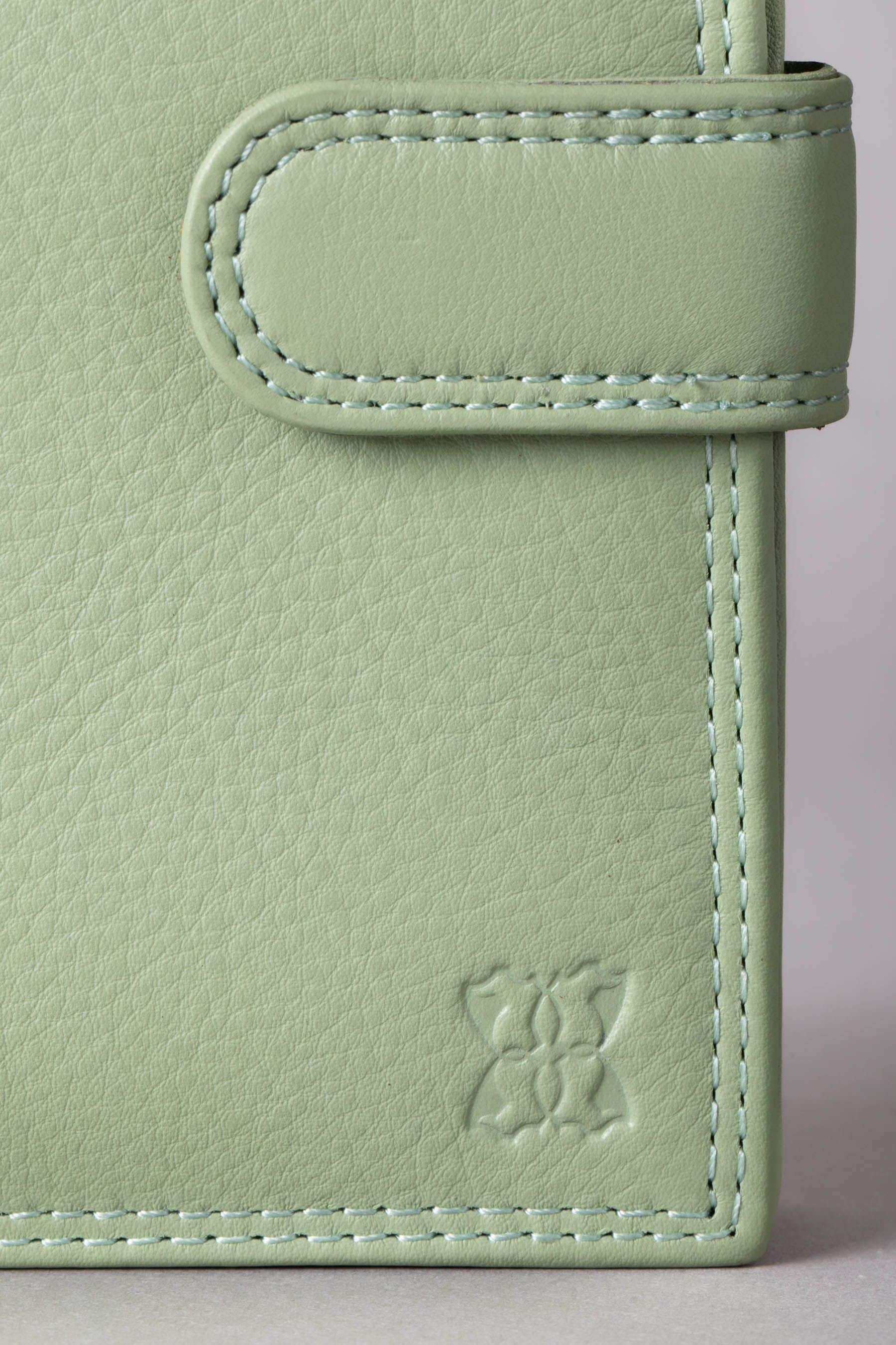 Buy Lakeland Leather Green Medium Leather Tab Purse from the Next UK ...