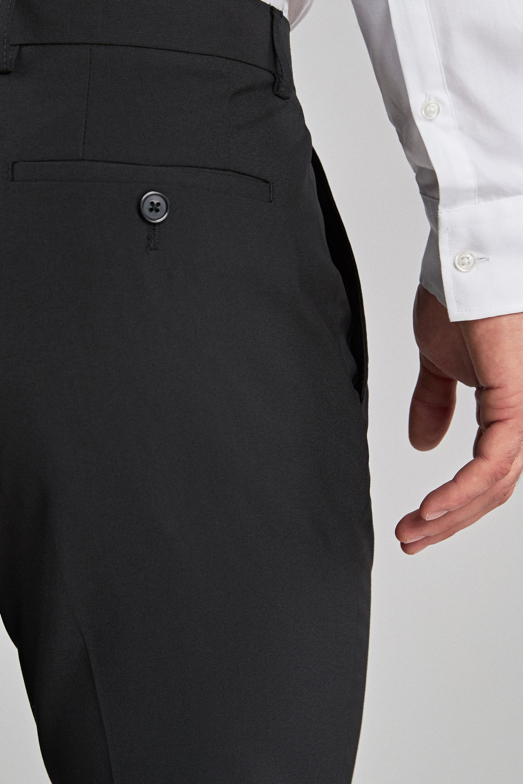 Buy Black Skinny Stretch Smart Trousers from Next Australia