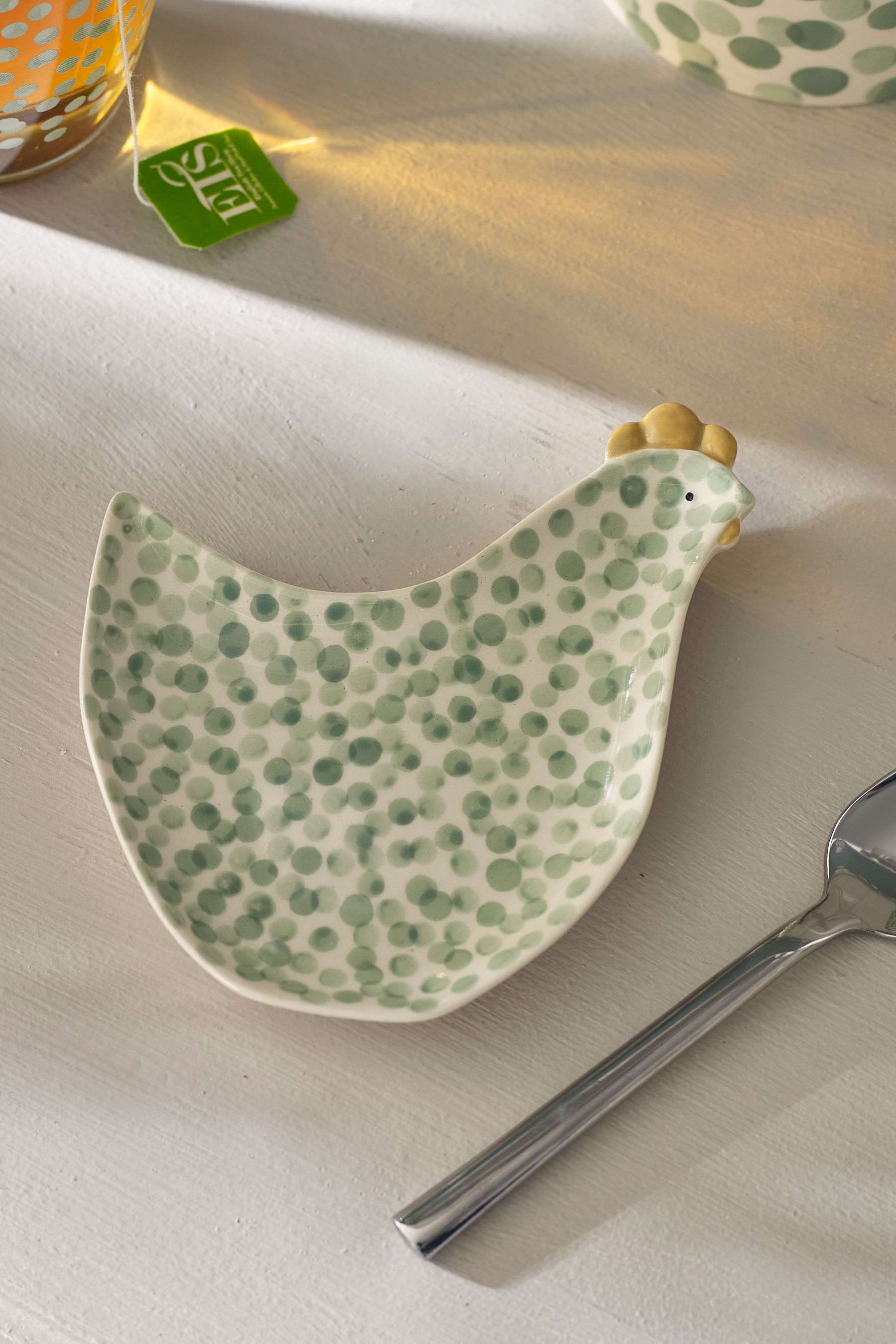 Buy Sage Green Chicken Spoon Rest from the Next UK online shop