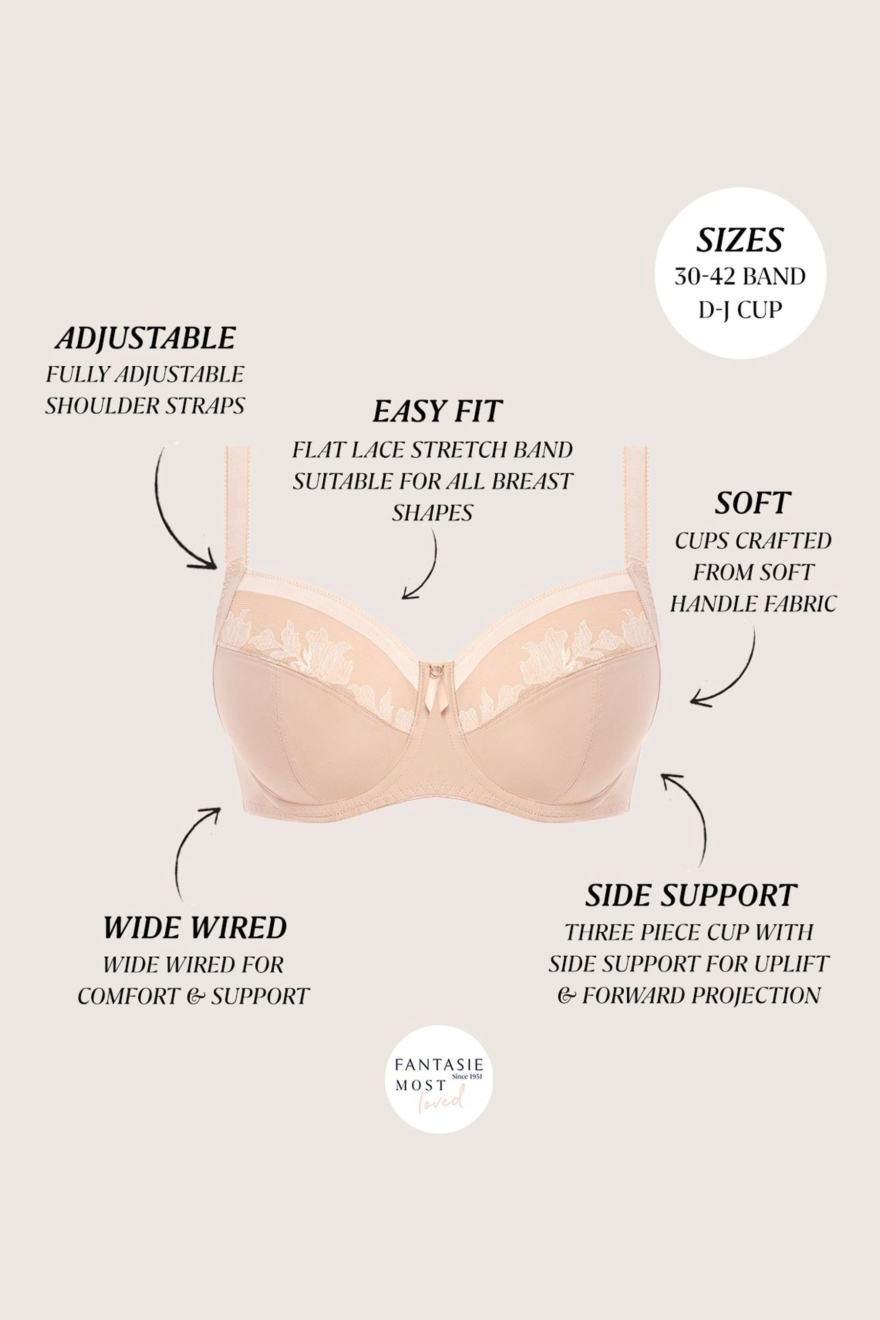 Buy Fantasie Illusion Underwire Side Support Bra from the Next UK ...