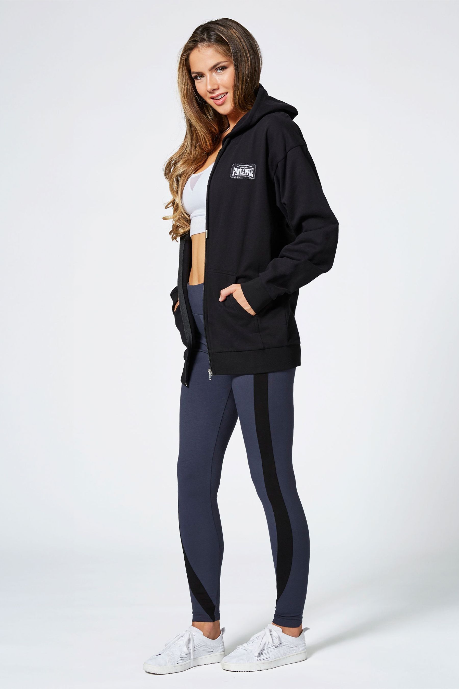 Buy Pineapple Black Badge Zip Hoodie from the Next UK online shop