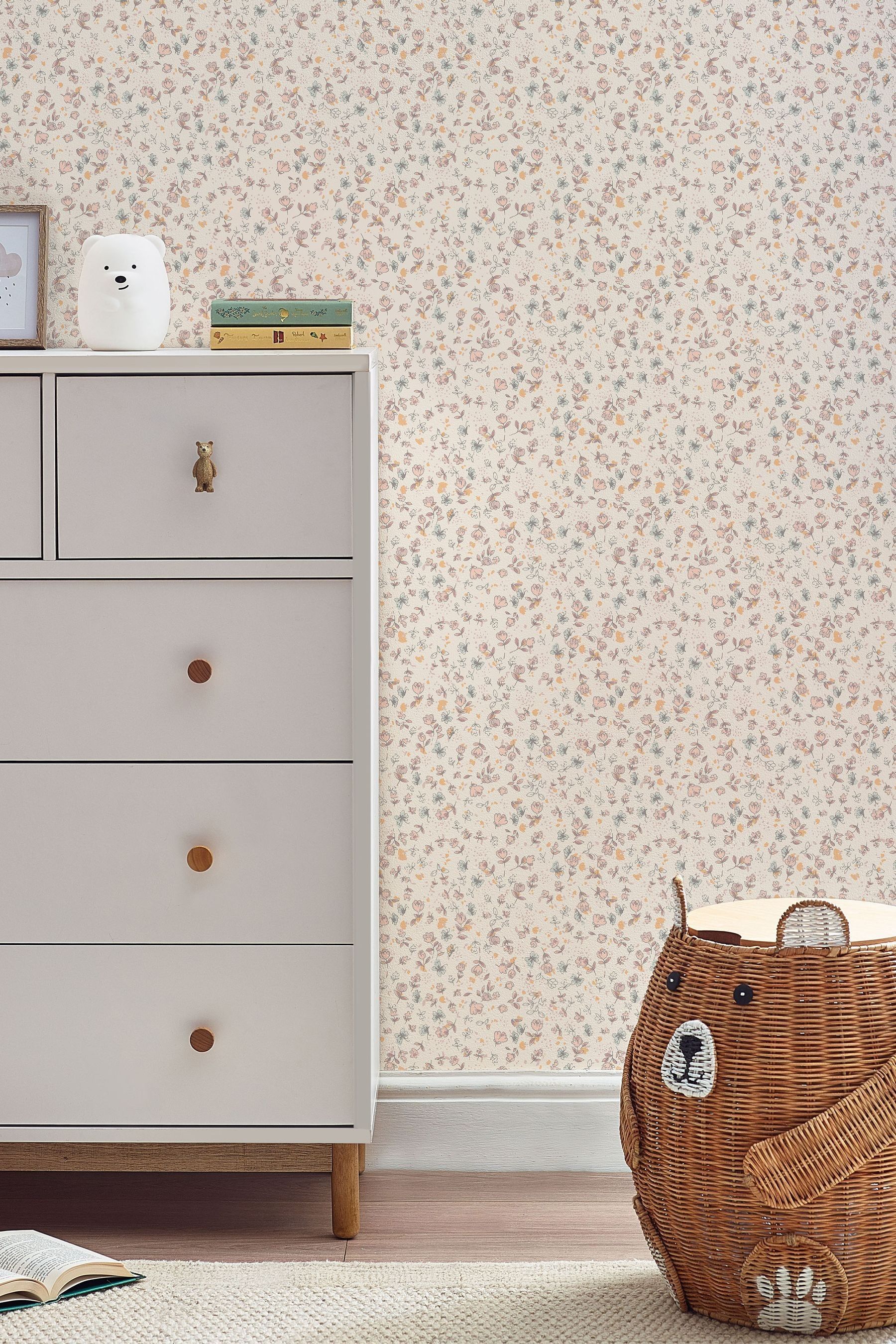 Buy Natural Calm Ditsy Floral Wallpaper Wallpaper from the Next UK ...