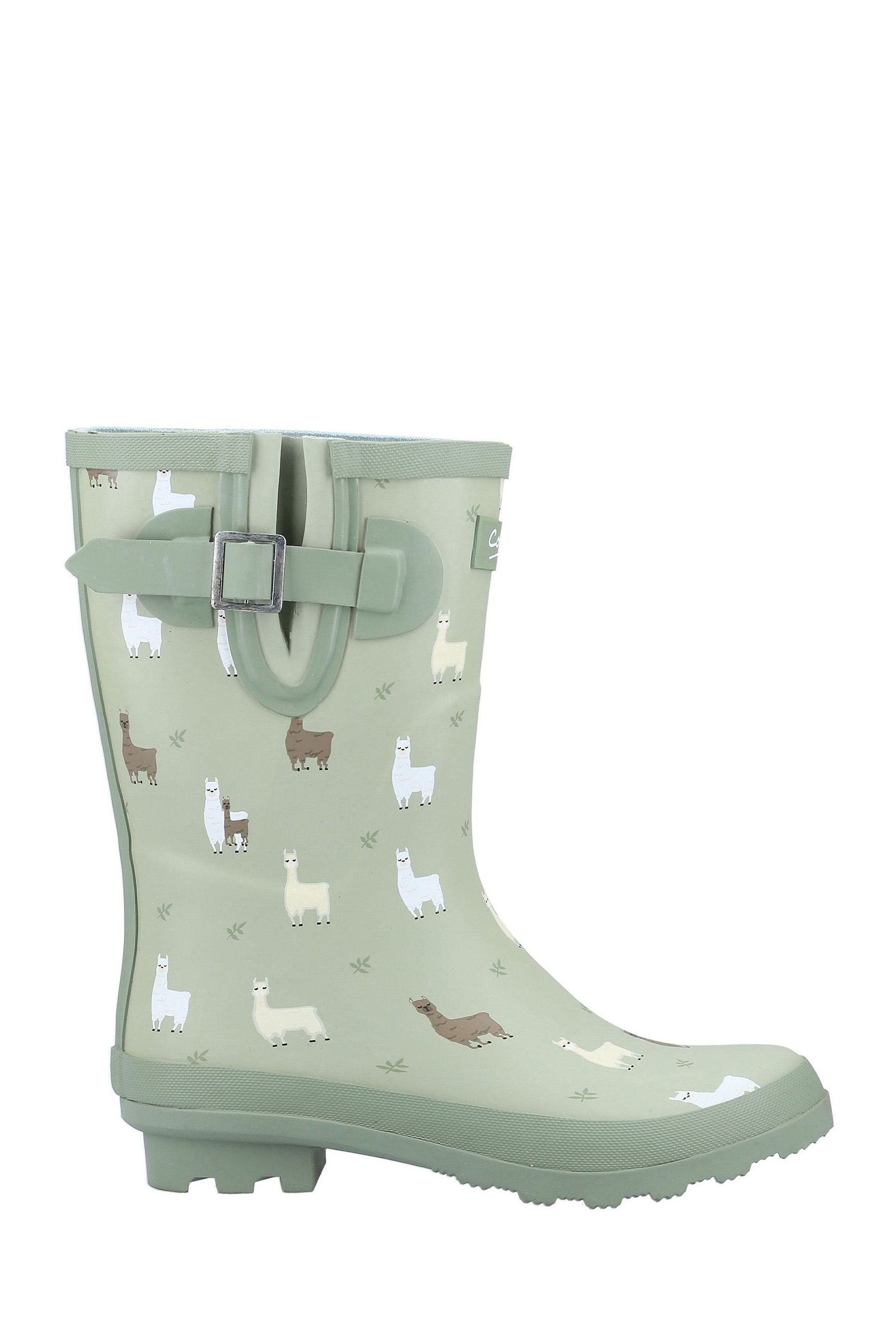 Buy Cotswolds Green Farmyard Mid Wellington Wellies from the Next UK ...
