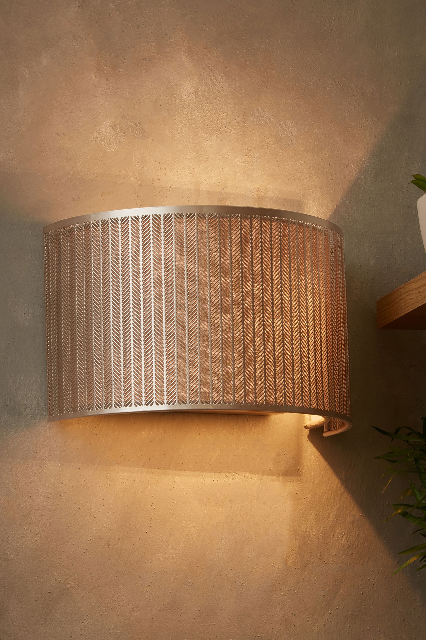 Buy Brass Jada Wall Light from the Next UK online shop