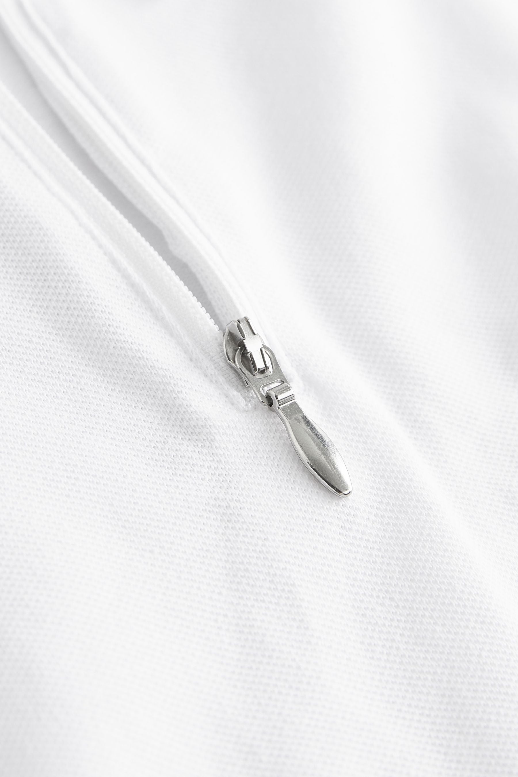 Buy White 2 Pack Cotton Zip Polo Shirts (3-16yrs) from the Next UK ...