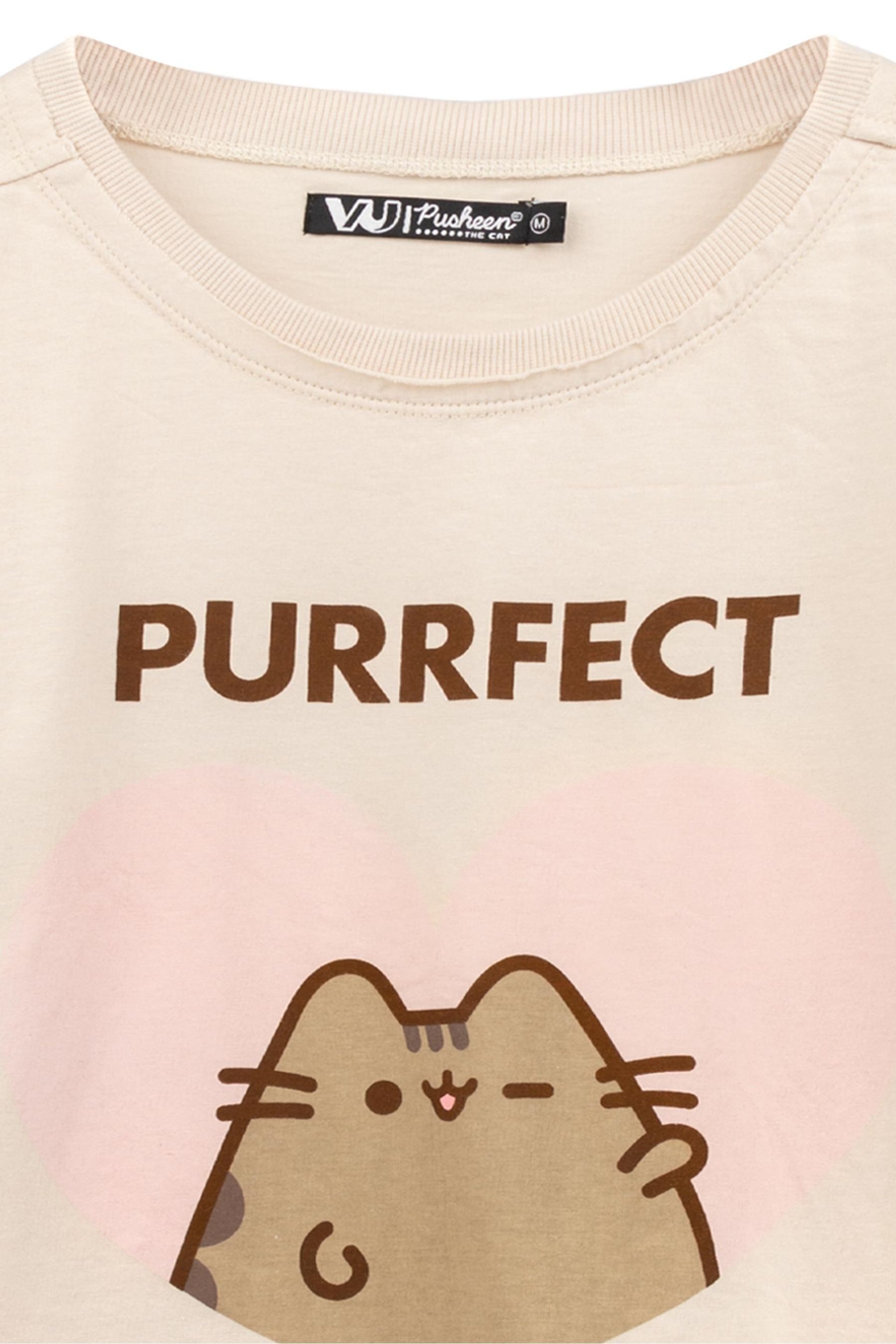 Buy Vanilla Underground Cream Pusheen Cropped T-Shirt from the Next UK ...