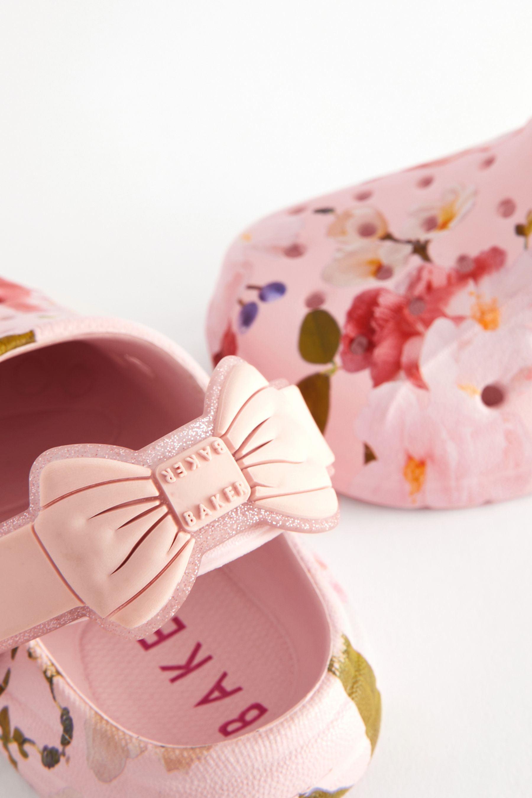 Buy Baker by Ted Baker Girls Clogs with Ankle Strap and Bow from the ...