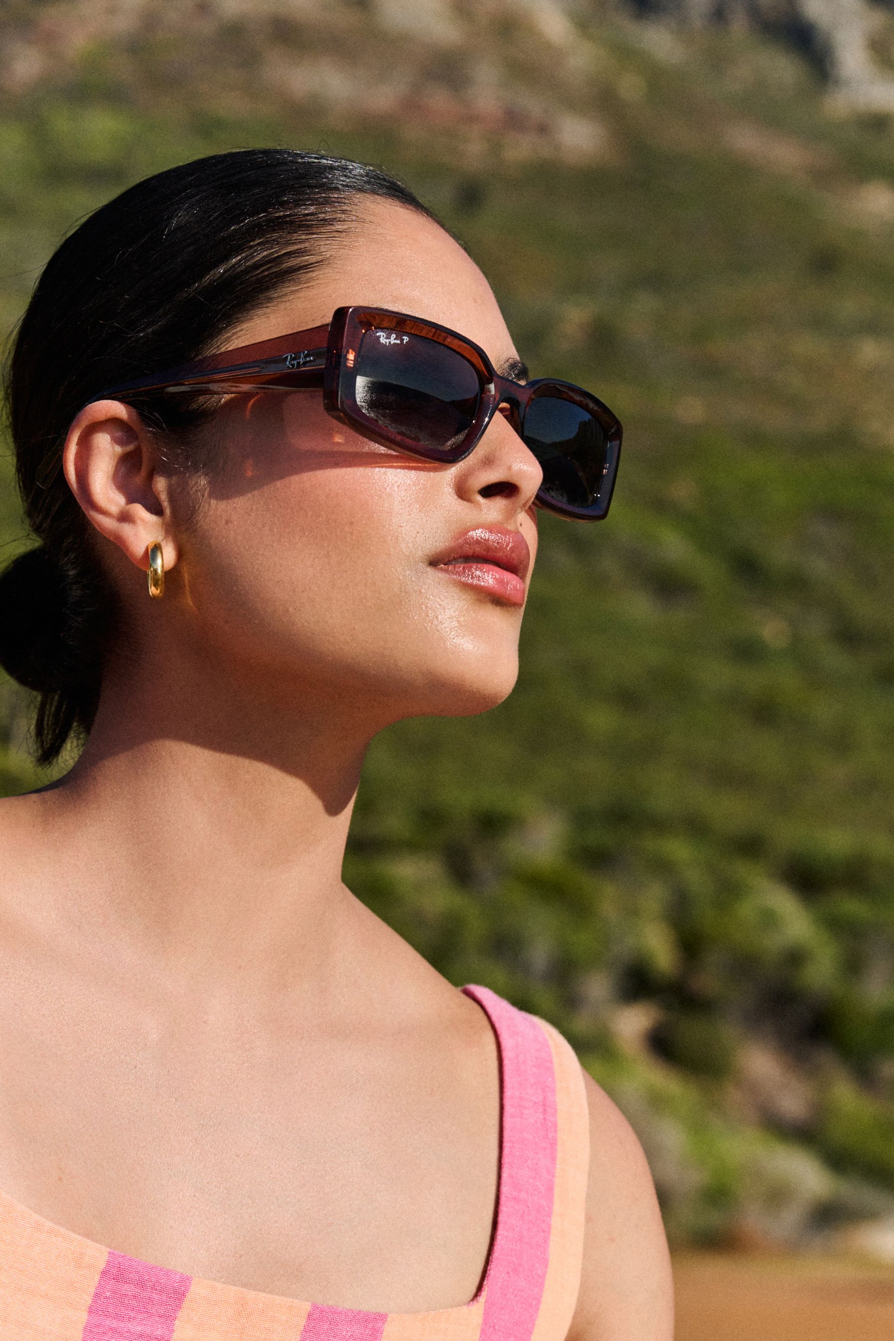 Buy Ray-Ban Kiliane Brown Sunglasses from the Next UK online shop