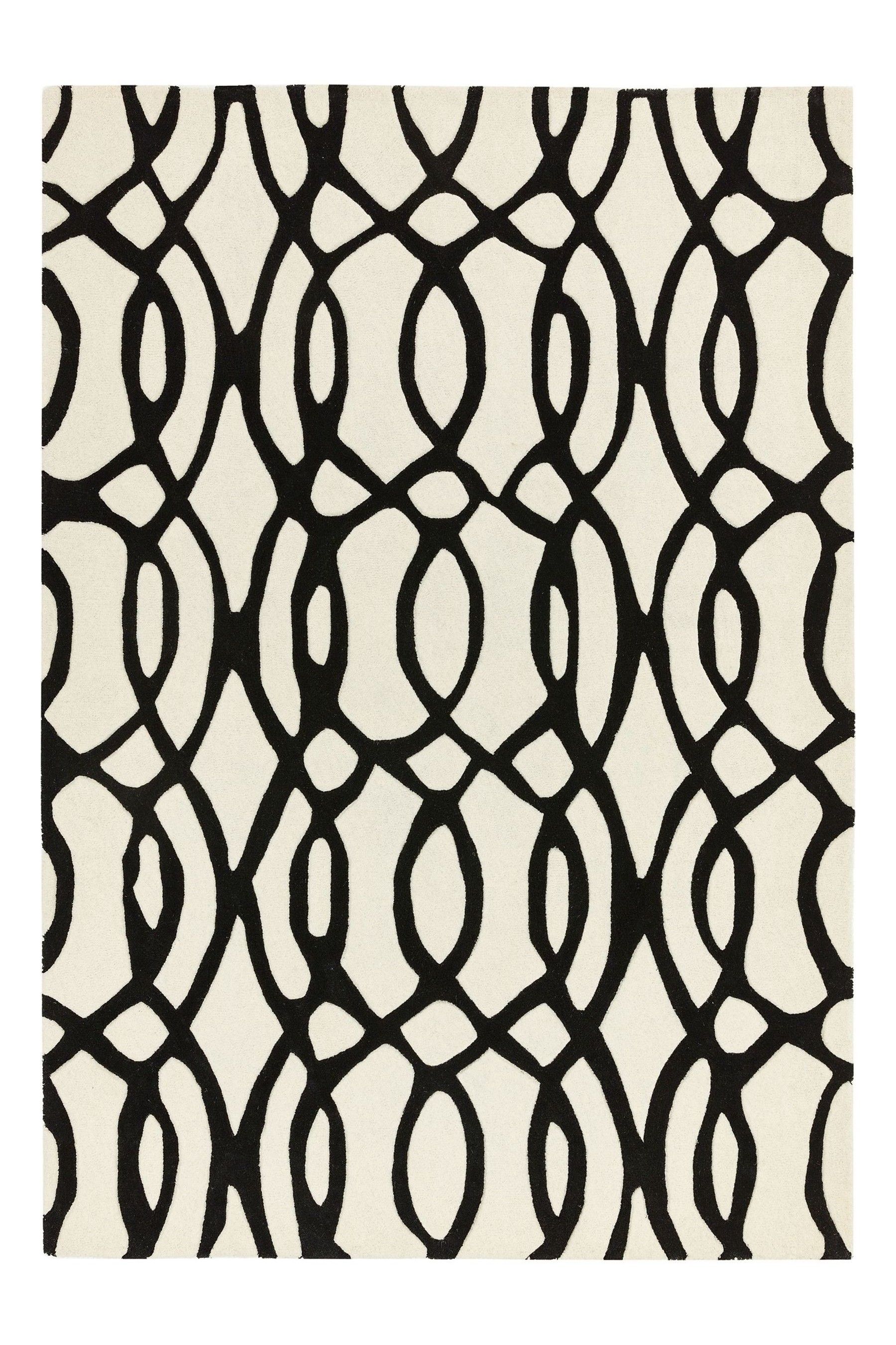 Buy Asiatic Rugs White Matrix Geo Wool Rich Rug from the Next UK online ...