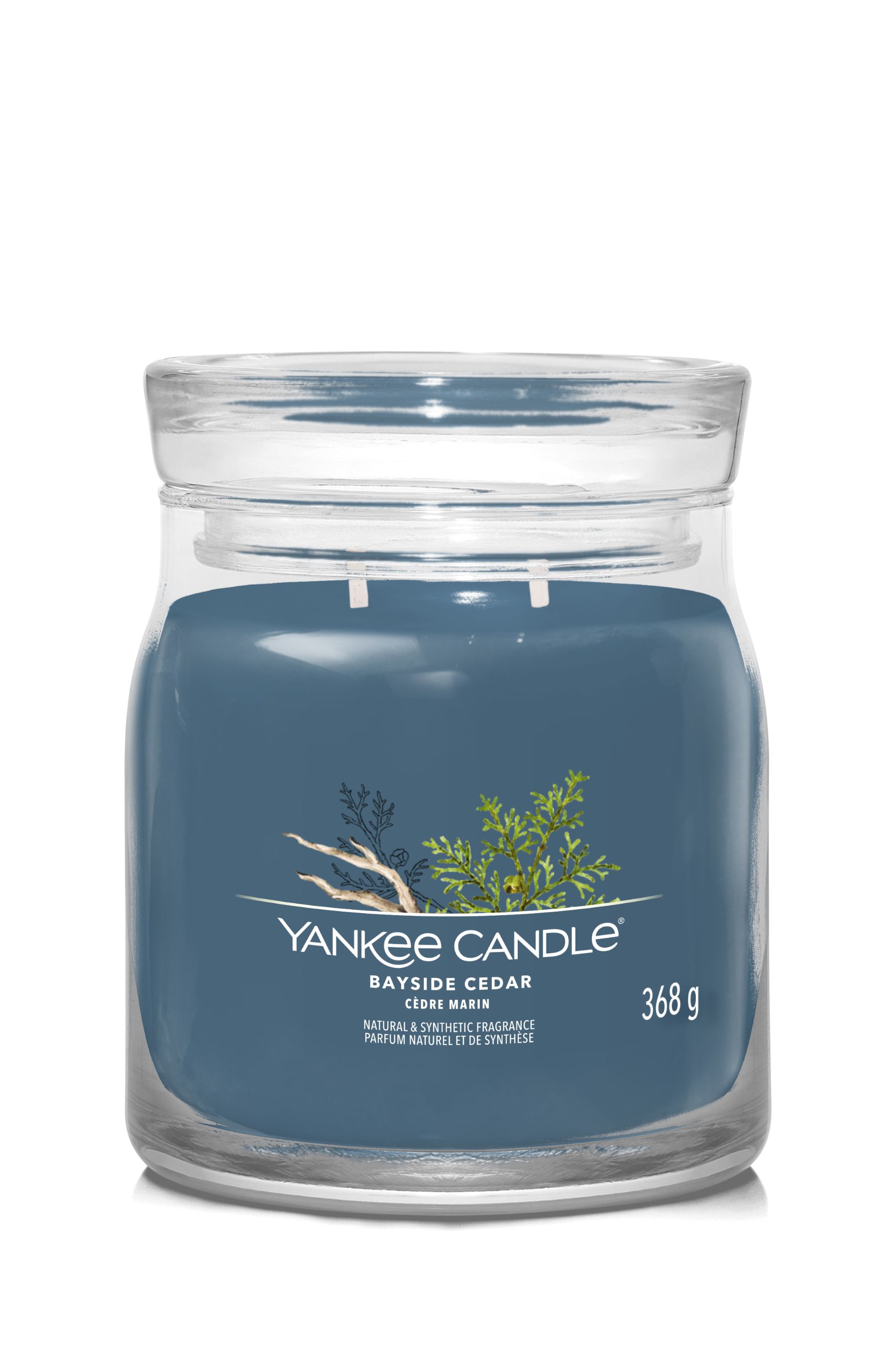 Buy Yankee Candle Blue Signature Medium Jar Scented Candle Bayside ...