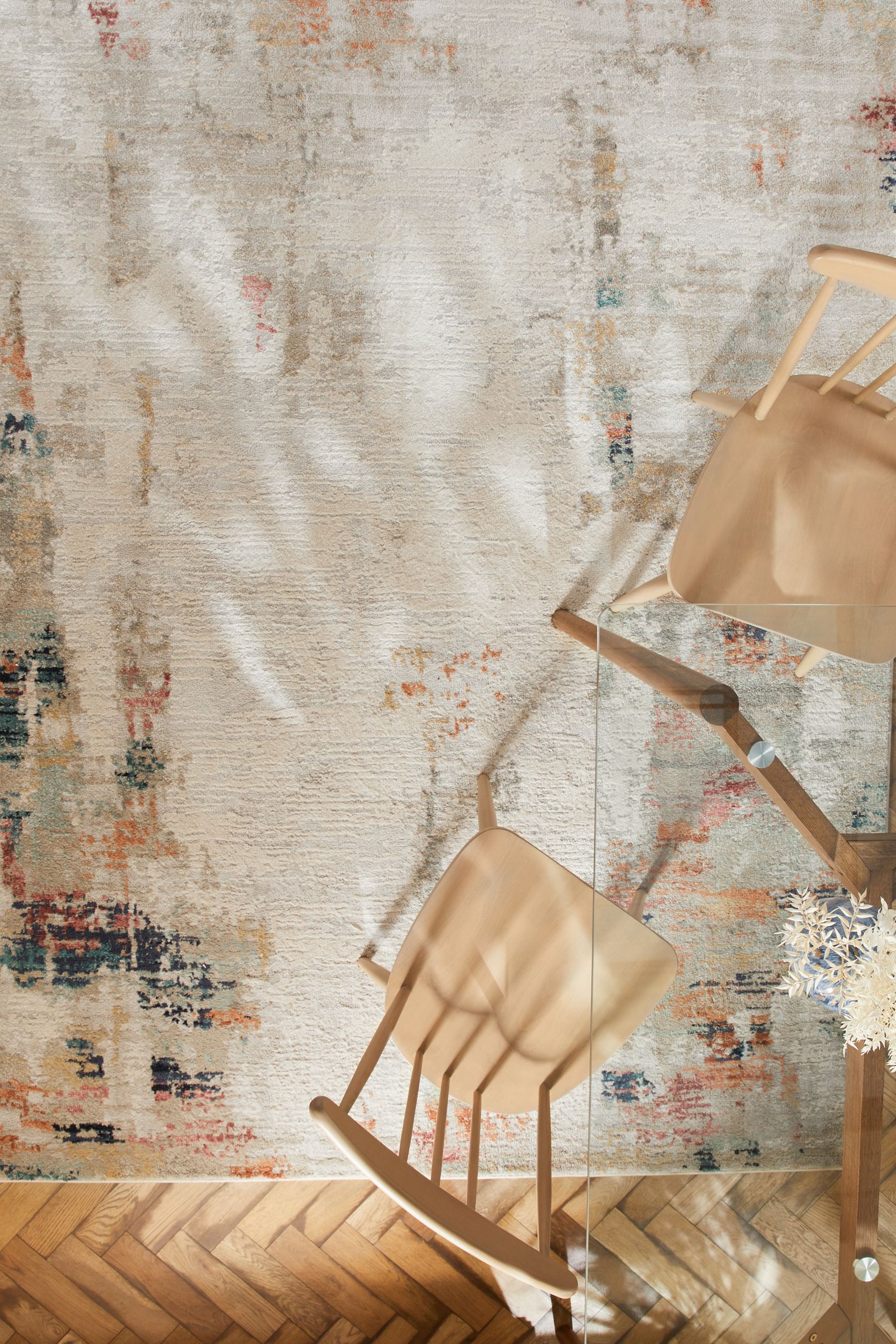 Buy Multi Natural Kila Abstract Rug from the Next UK online shop