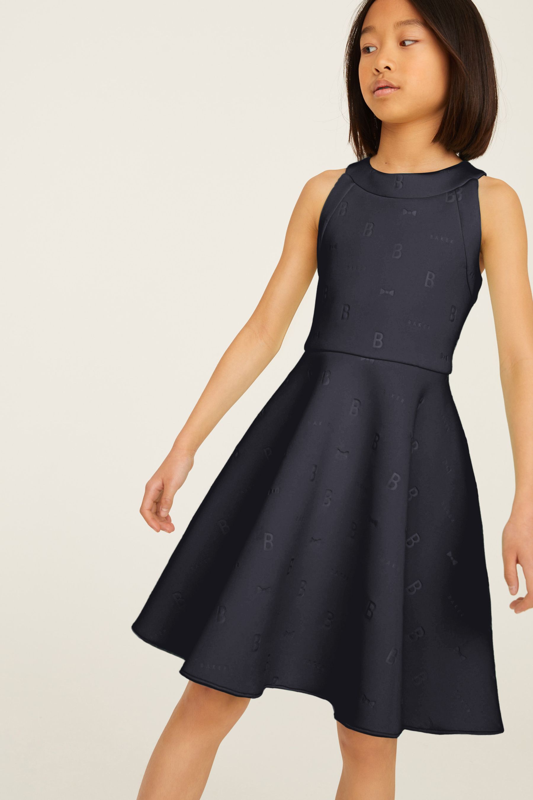 Buy Baker by Ted Baker Halter Neck Embossed Scuba Dress from Next Bahrain