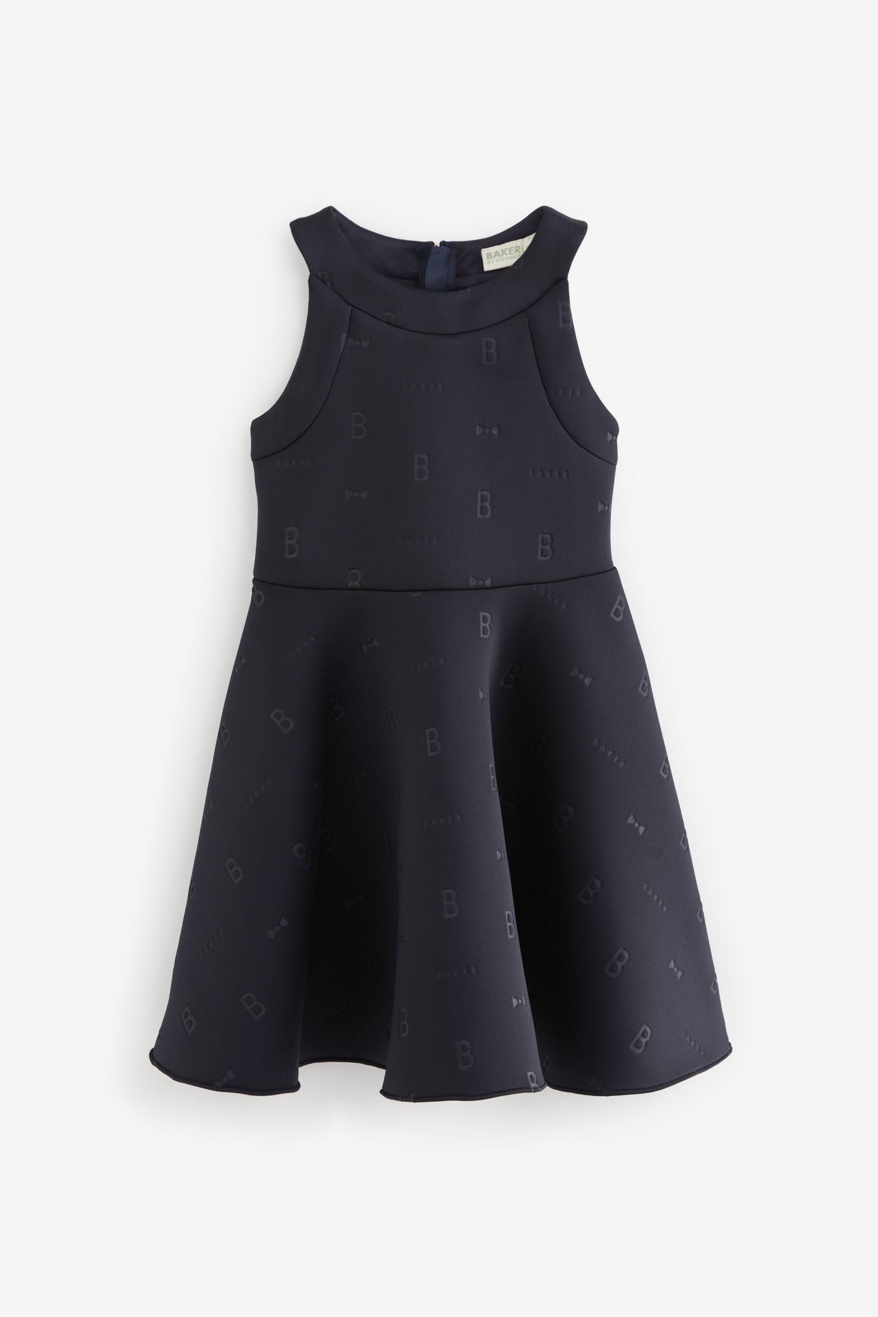 Buy Baker by Ted Baker Halter Neck Embossed Scuba Dress from Next Bahrain