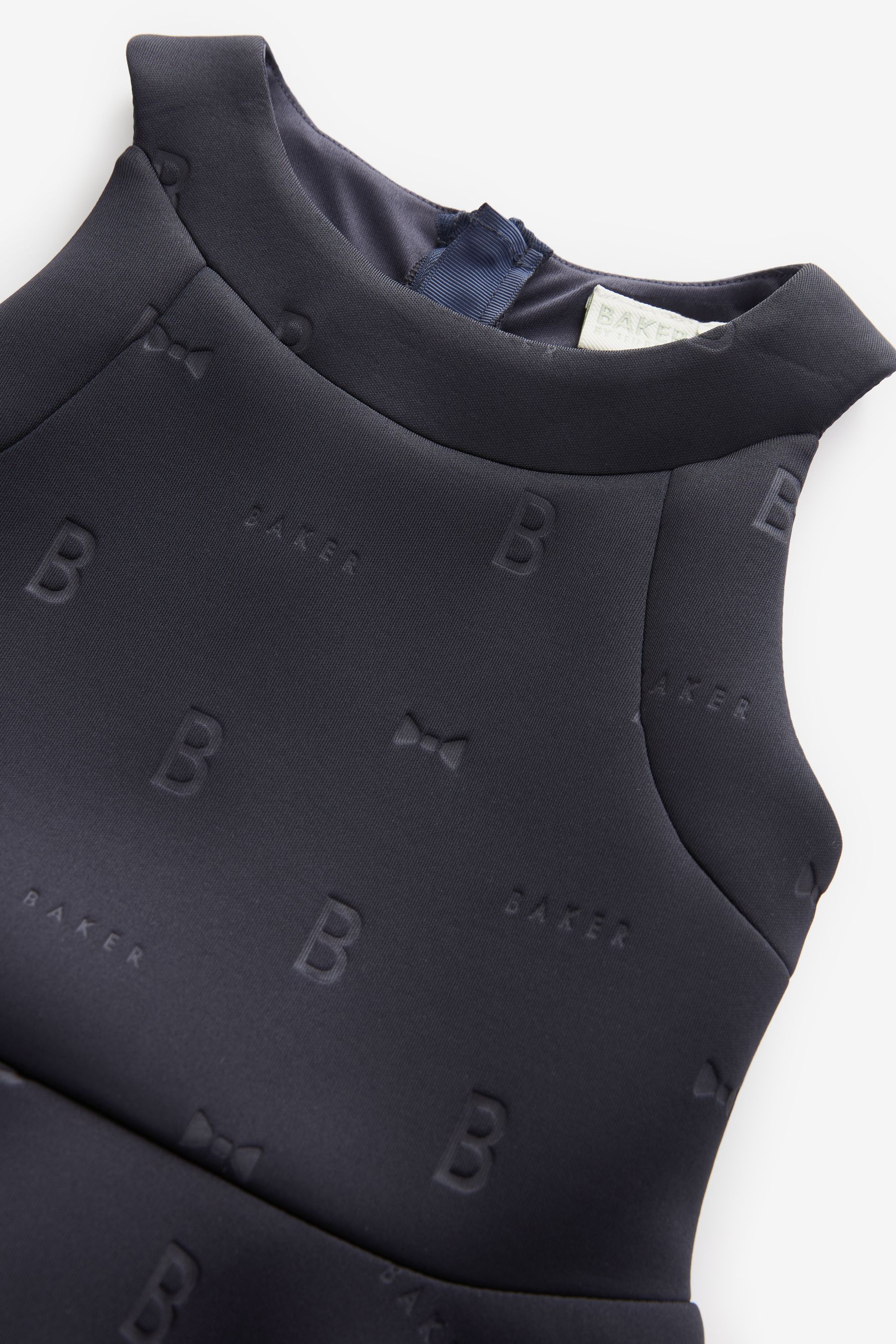 Buy Baker by Ted Baker Halter Neck Embossed Scuba Dress from Next Bahrain