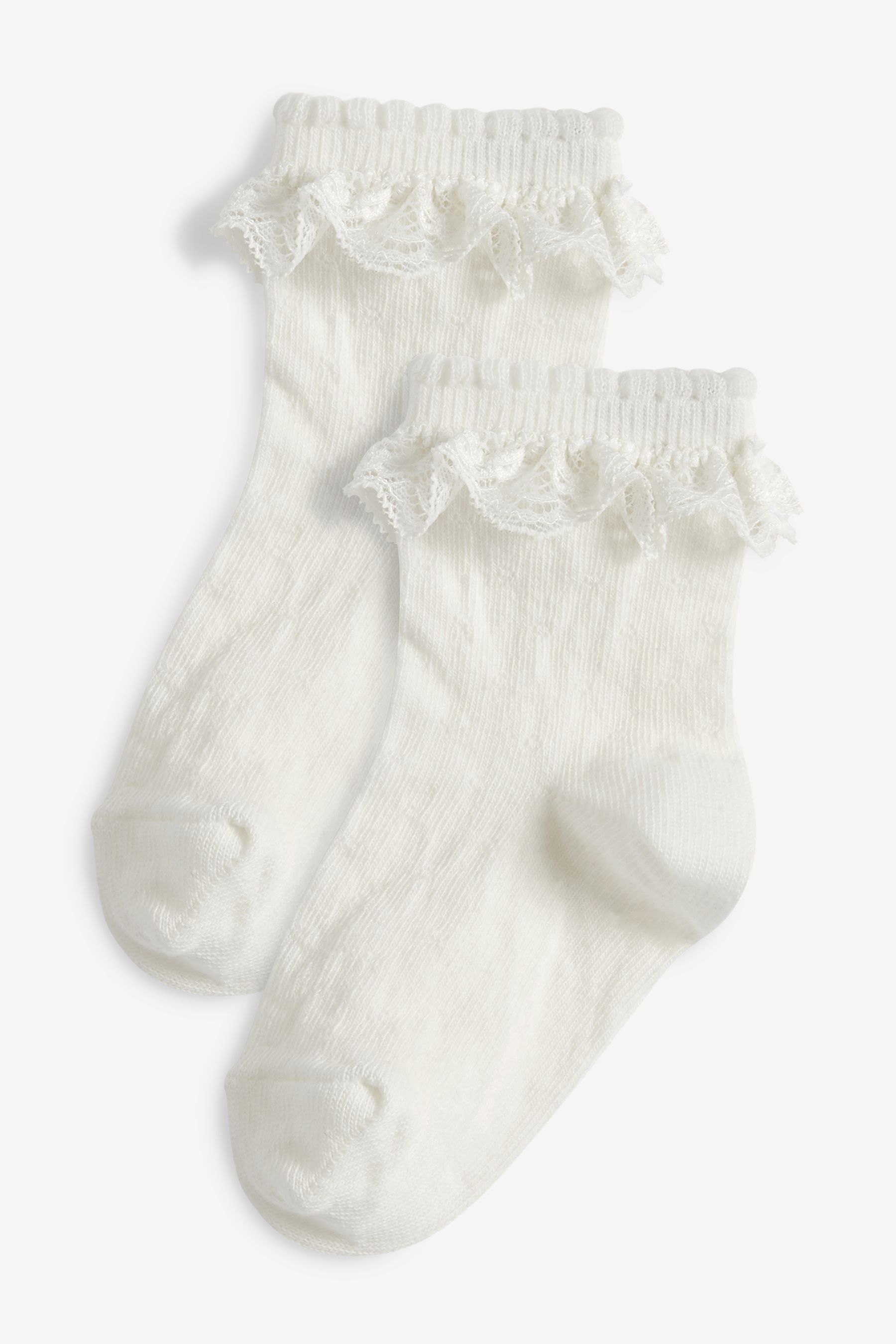 White ruffle socks baby online