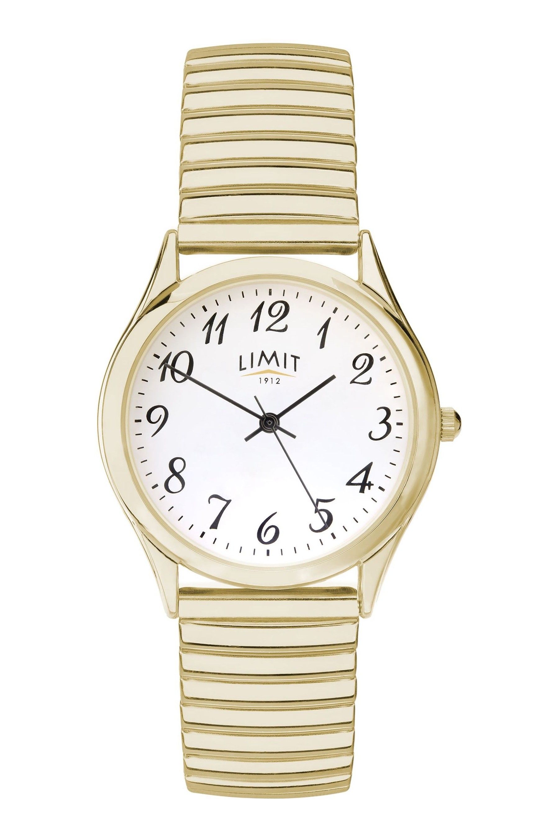 Buy Limit Men’s Gold Tone Classic Easy Reader Watch from the Next UK ...
