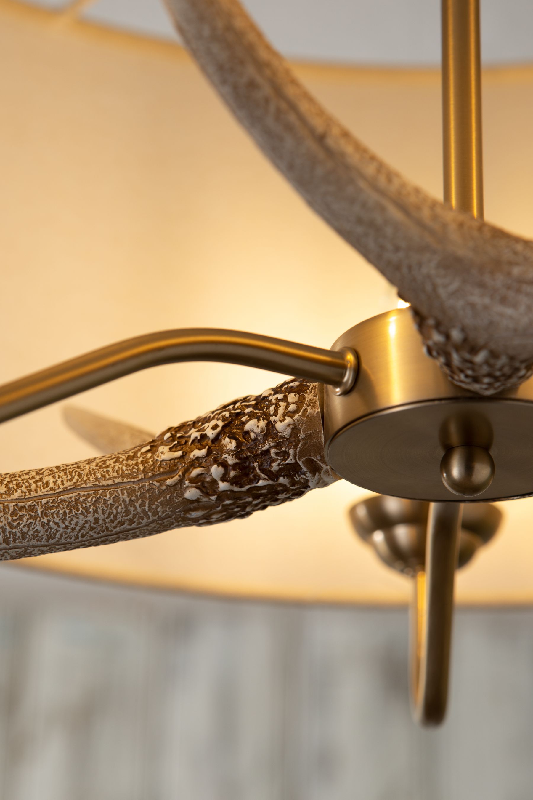 Buy Natural Antler 3 Light Chandelier Ceiling Light from the Next UK ...