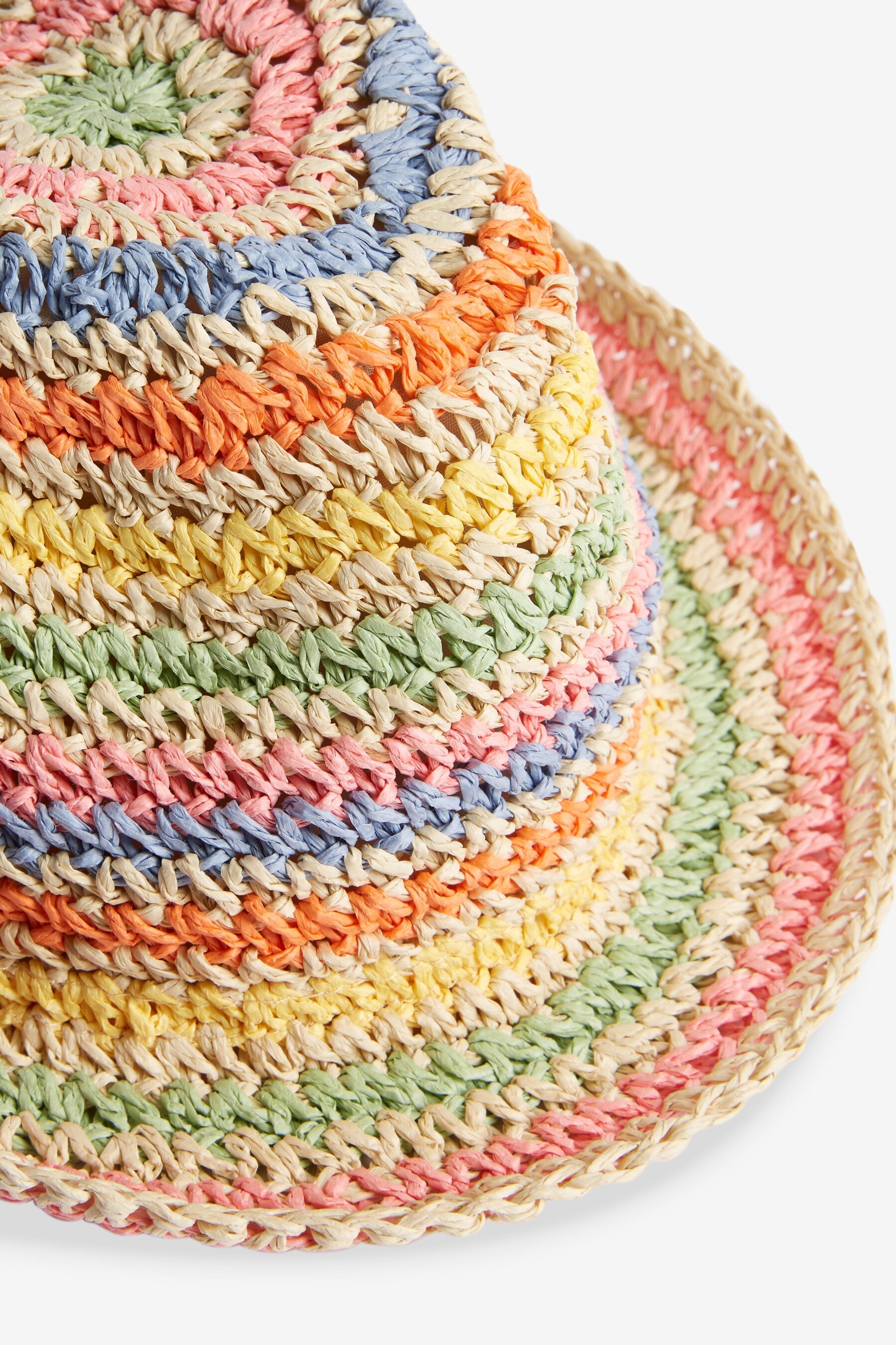 Buy Multi Rainbow Straw Hat (3mths-6yrs) from Next Ireland