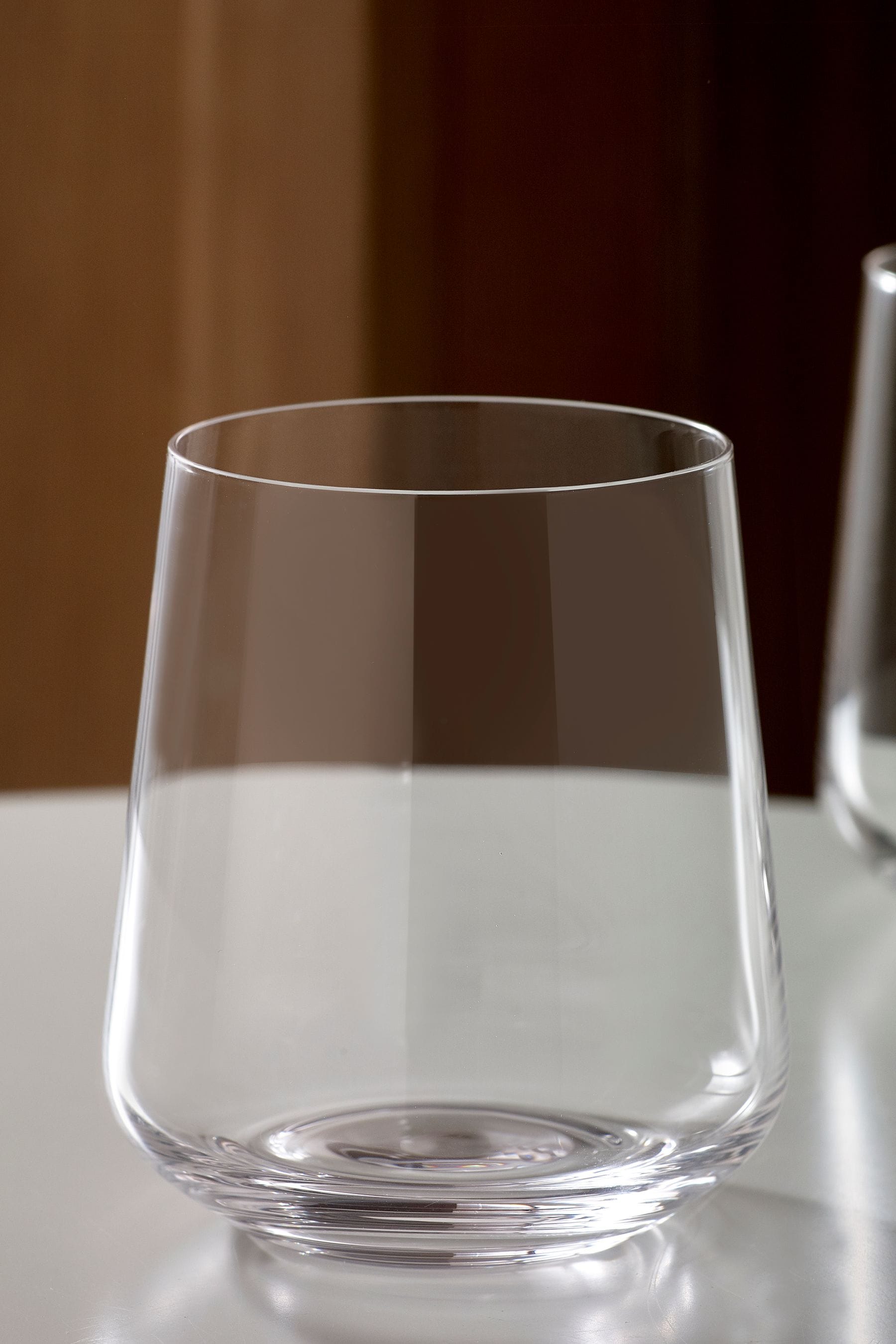 Buy Set of 4 Clear Belgravia Crystal Tumbler Glasses Set of 4 Short ...