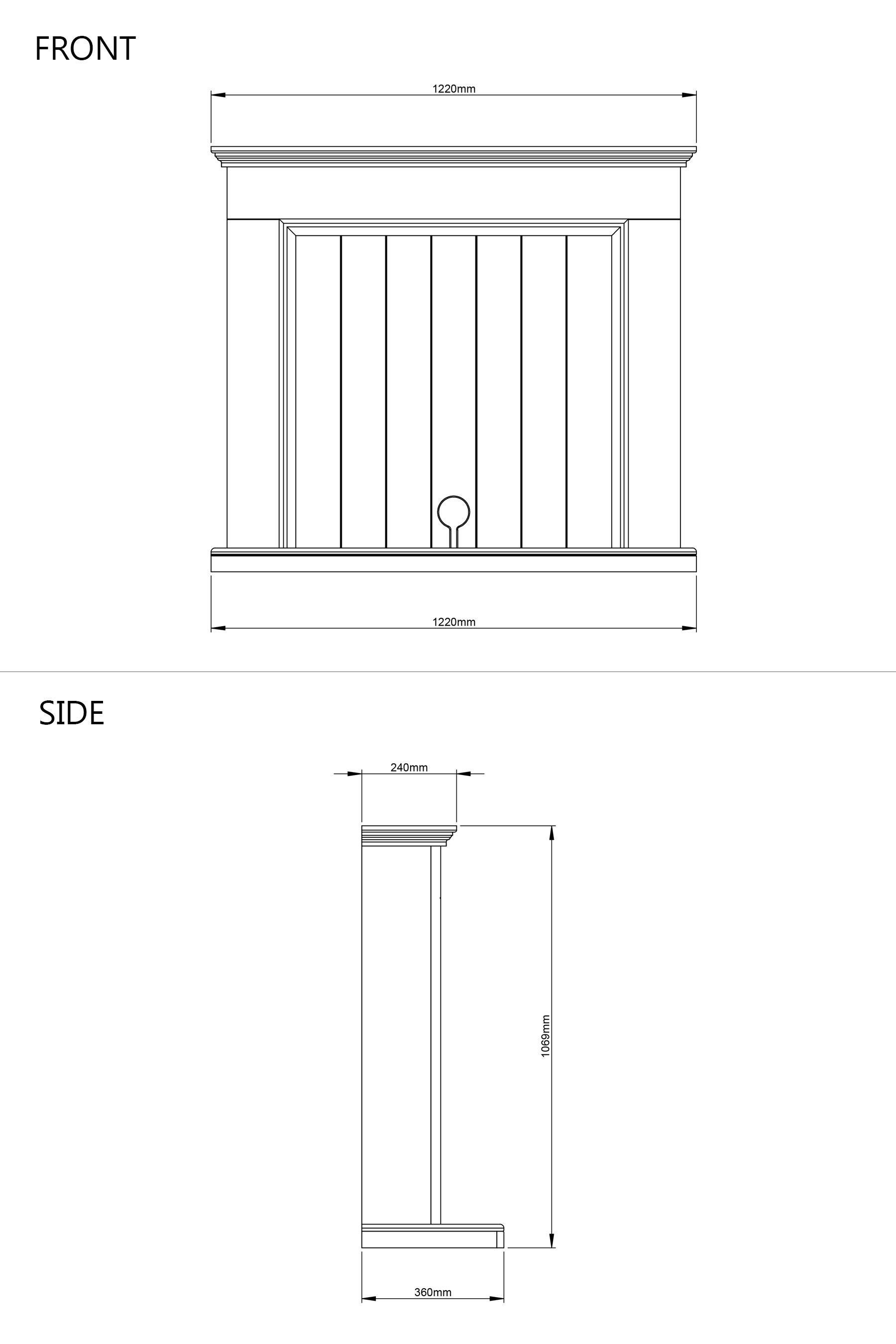Buy Be Modern White Inglenook Fireplace from the Next UK online shop