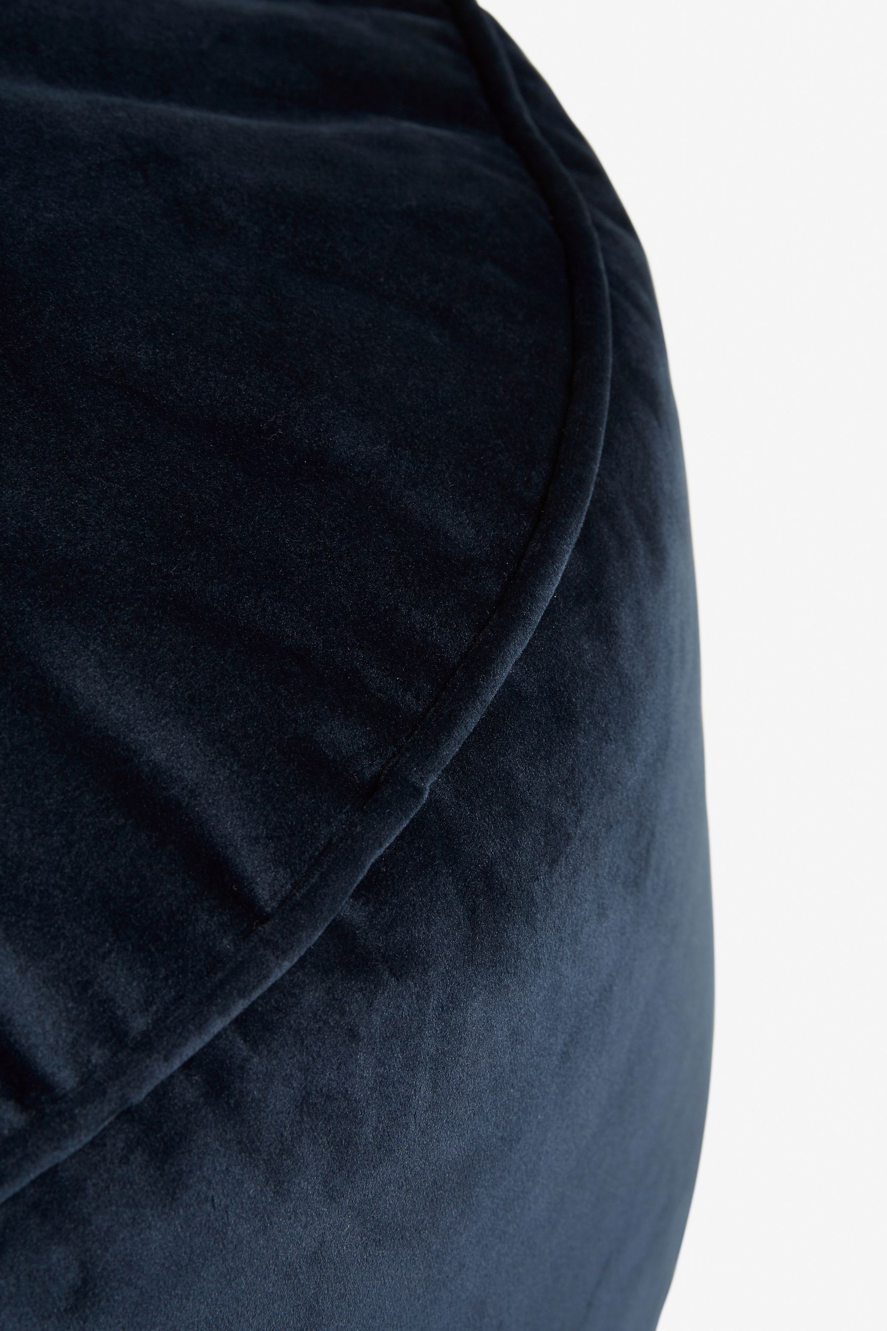 Buy Navy Blue Opulent Velvet Pouffe from the Next UK online shop