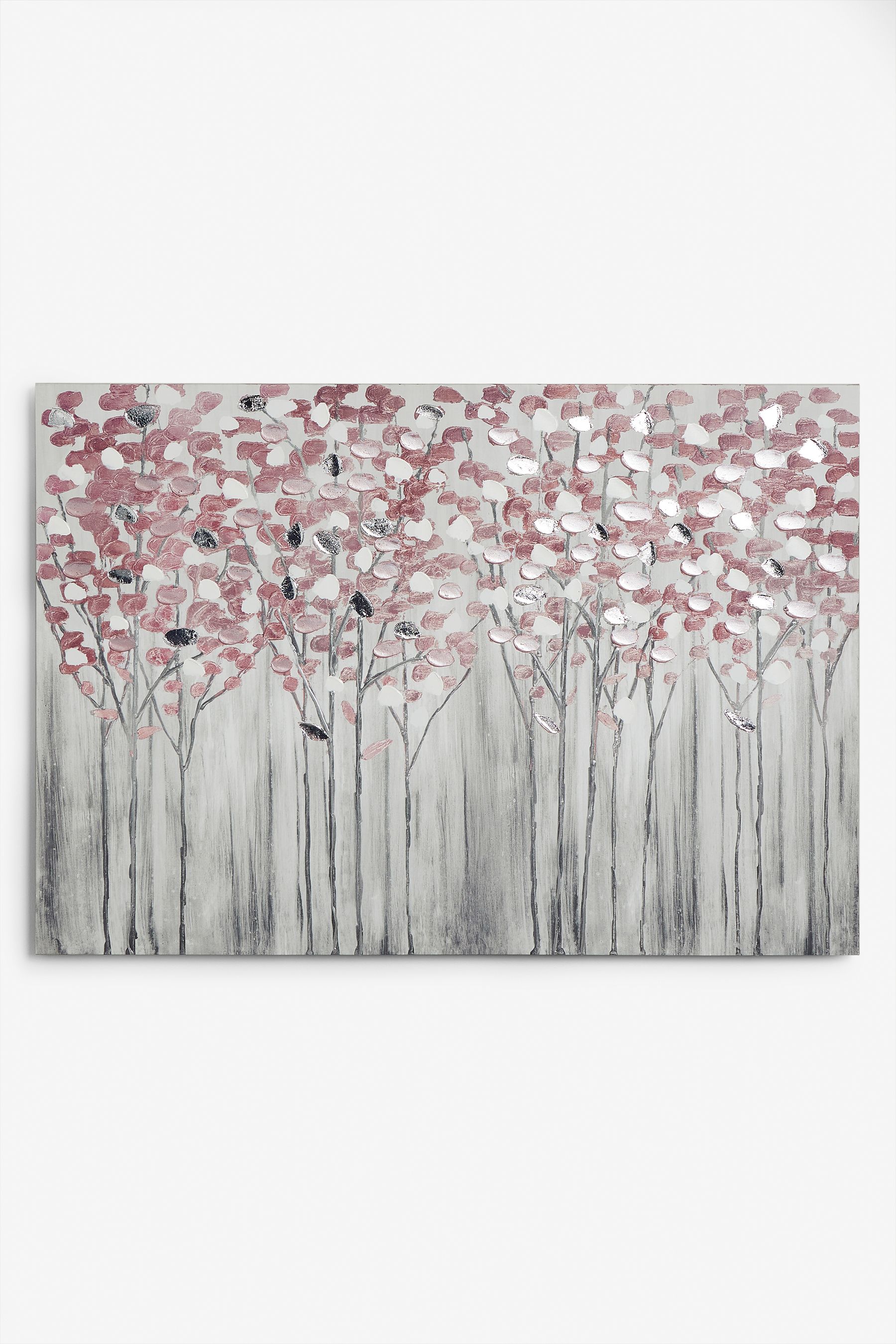 Buy Pink Birch Trees Large Canvas Wall Art from Next Hong Kong