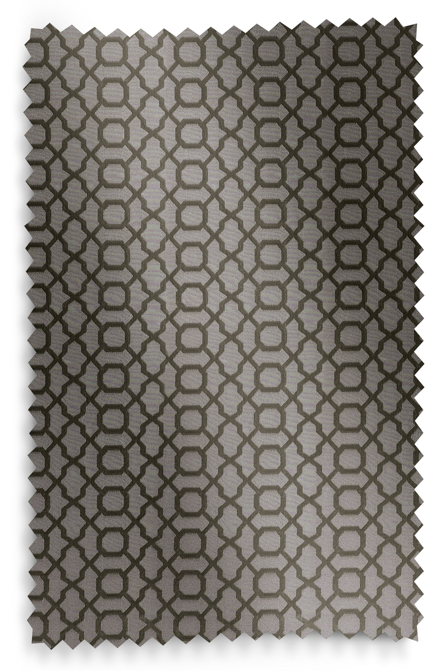 Buy Silver Grey Next Woven Geometric Eyelet Lined Curtains from the ...