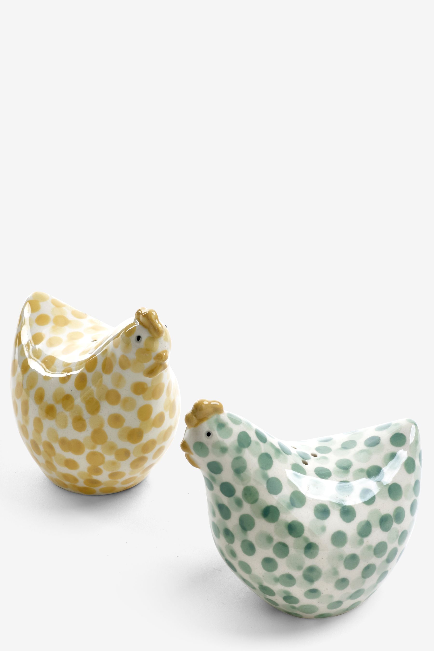 Buy Sage Green Pat and Peggy Chicken Salt and Pepper Shakers from the ...