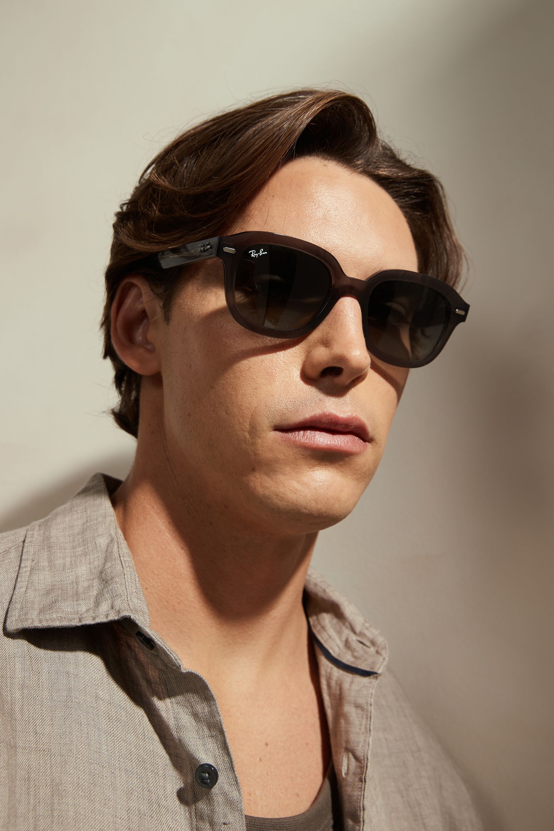 Buy Ray-Ban Grey Erik Sunglasses from the Next UK online shop