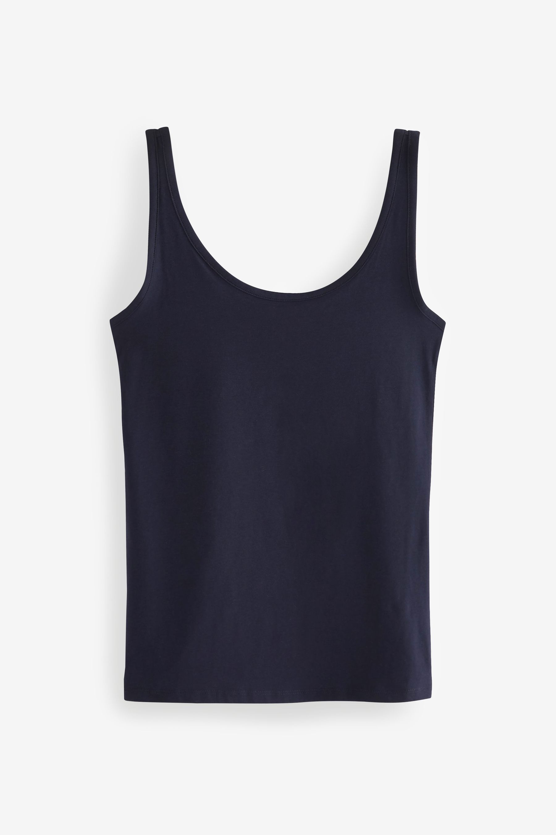 Buy Blue Navy Thick Strap Vest from the Next UK online shop