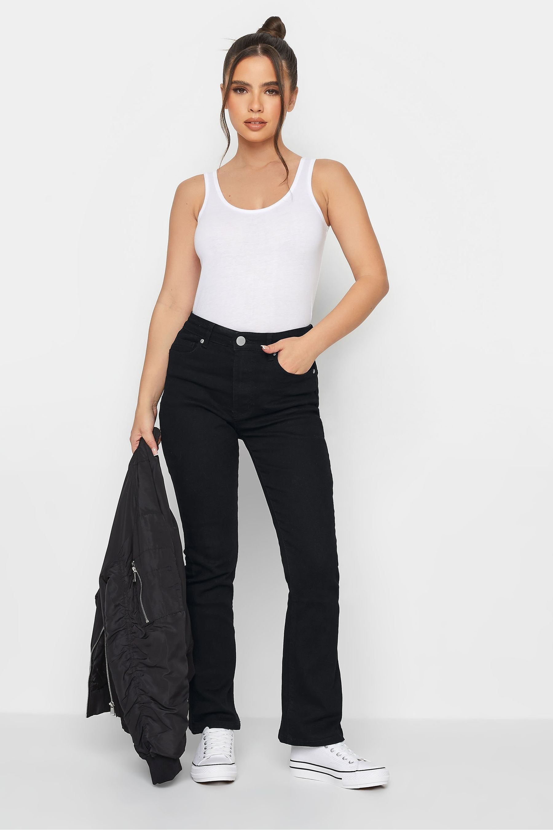 Buy PixieGirl Petite Black Bootcut Jeans from the Next UK online shop