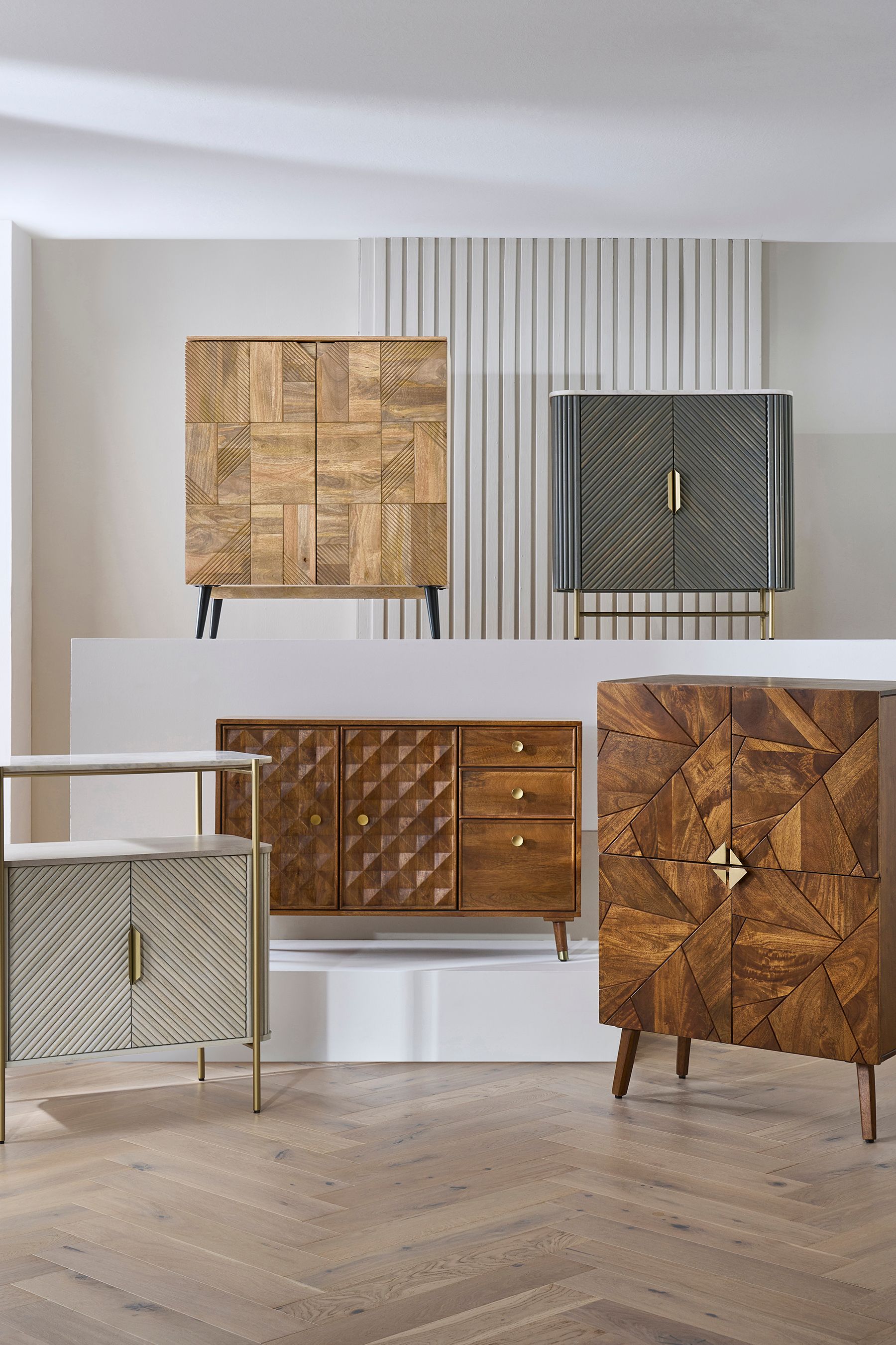 Buy Dark Lloyd Mango Wood Space Saving Large Sideboard from the Next UK ...