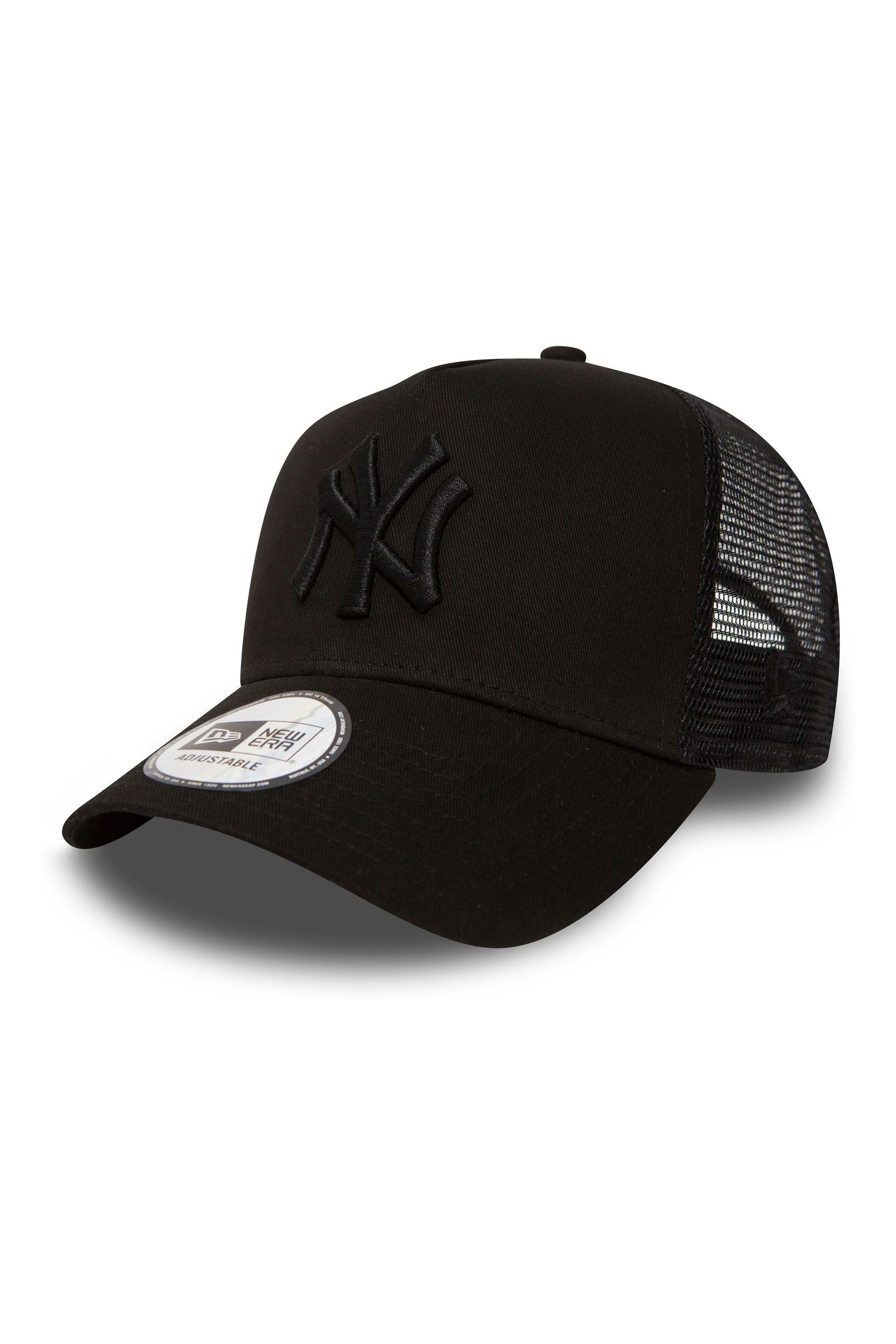Buy New Era® New York Yankees Clean A-Frame Trucker 100% Cotton Cap ...