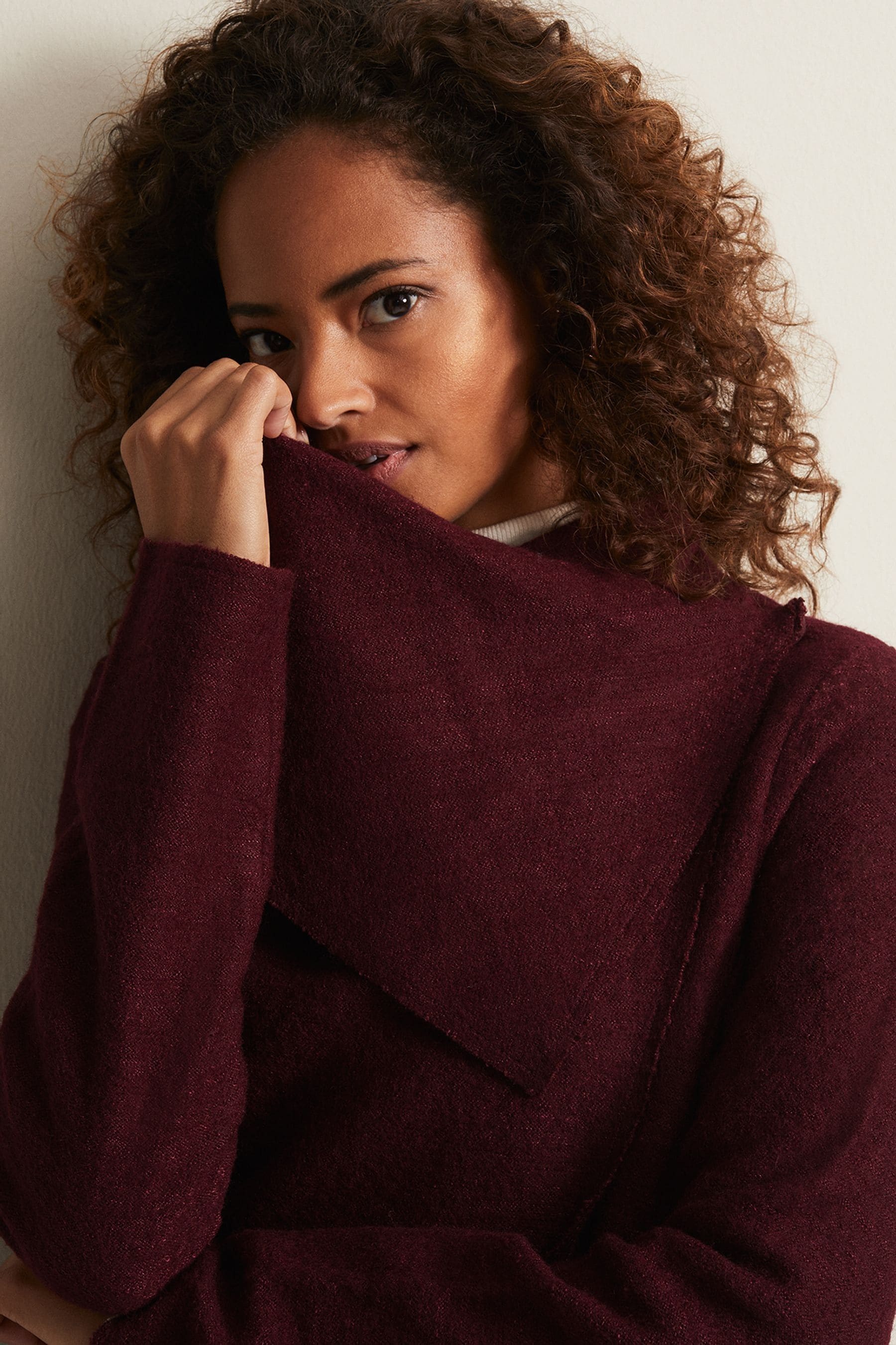 Buy Phase Eight Red Bellona Knit Coat from the Next UK online shop