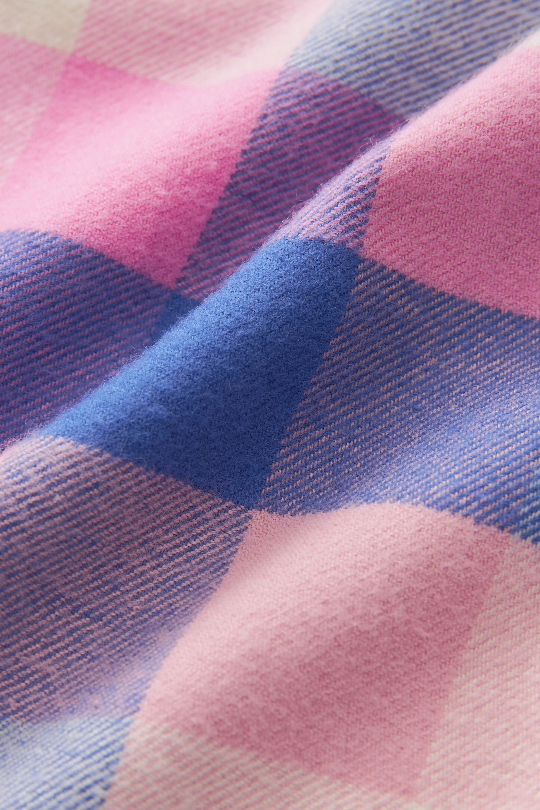 Buy Pink/Blue Cotton Woven Check Pyjamas 2 Pack (3-16yrs) from the Next ...