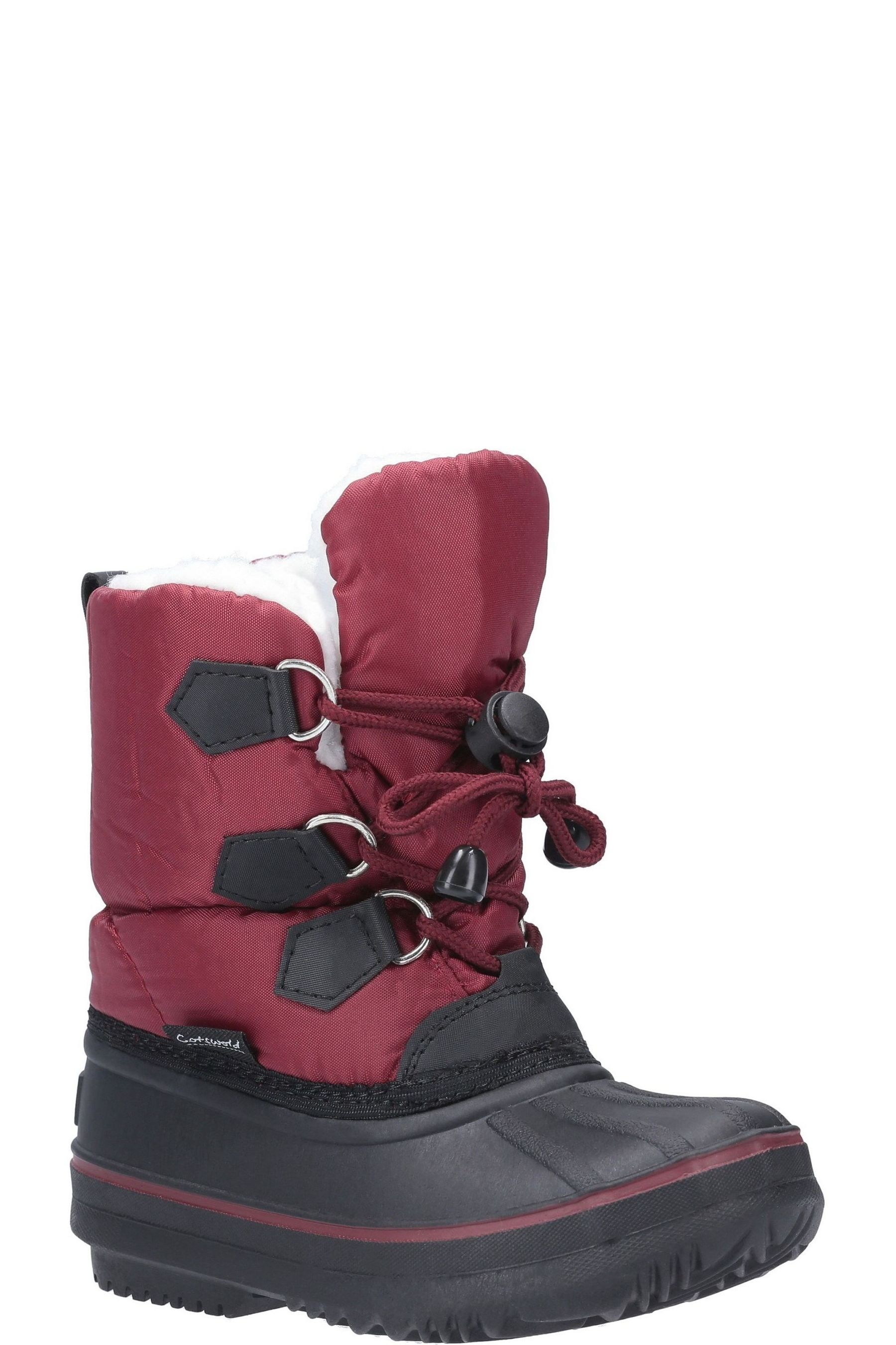 Buy Cotswold Red Explorer Bungee Lace Snow Boots from the Next UK ...
