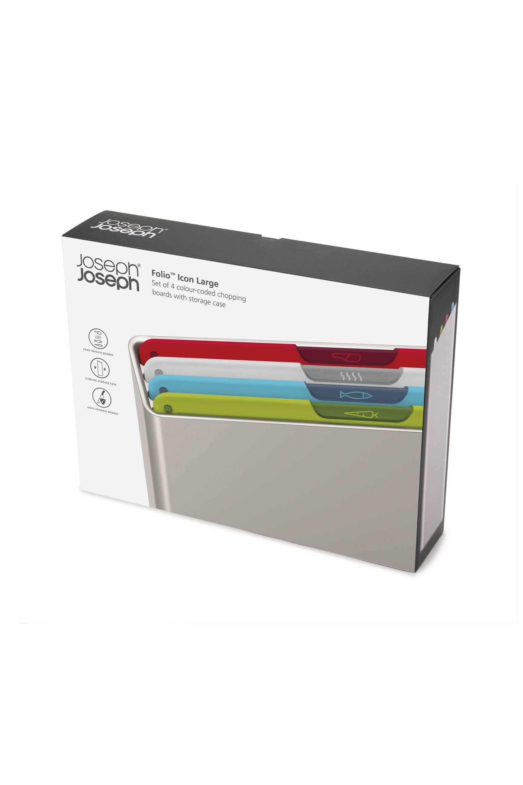 Buy Joseph Joseph 4 Piece Folio Icon Large Multicolour Chopping Board ...