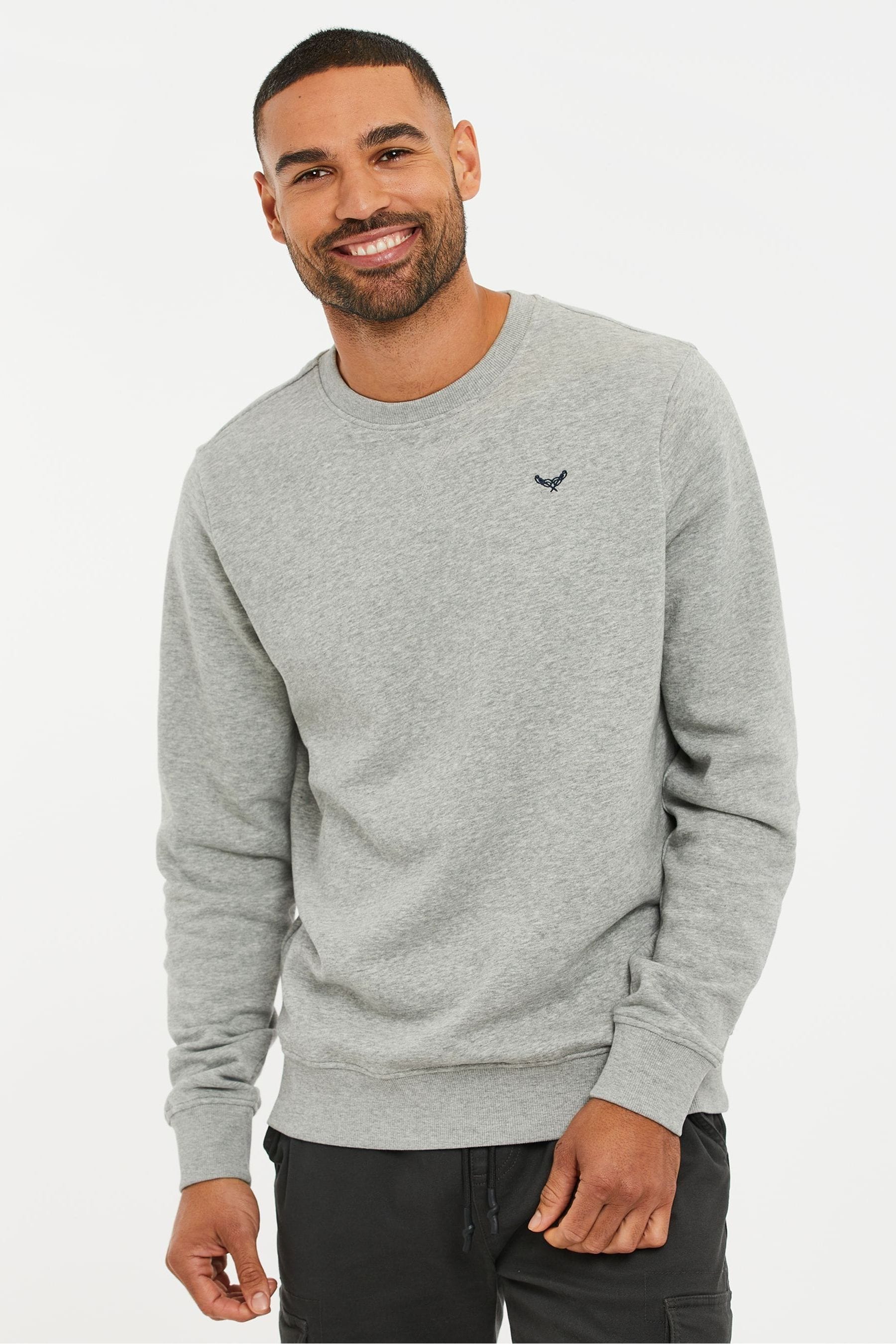 Buy Threadbare Grey Crew Neck Sweatshirts 2 Packs from the Next UK ...