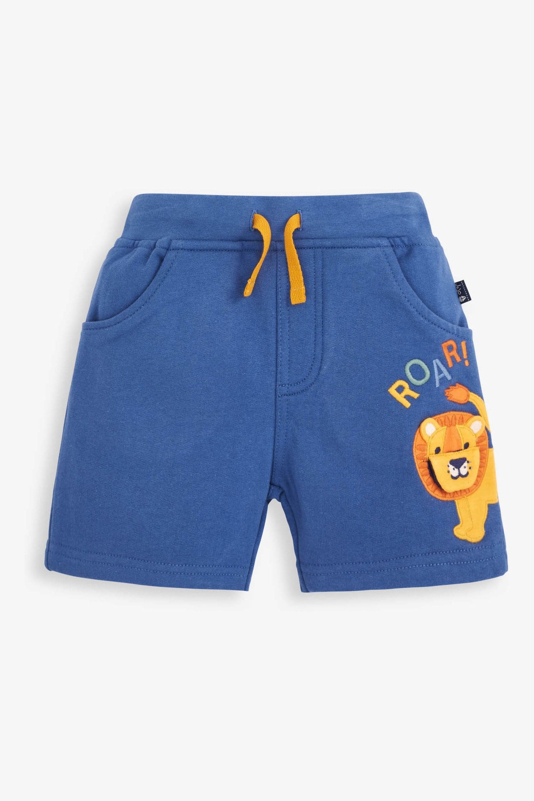 Buy JoJo Maman Bébé Indigo Boys' Indigo Lion Appliqué Pet in Pocket ...